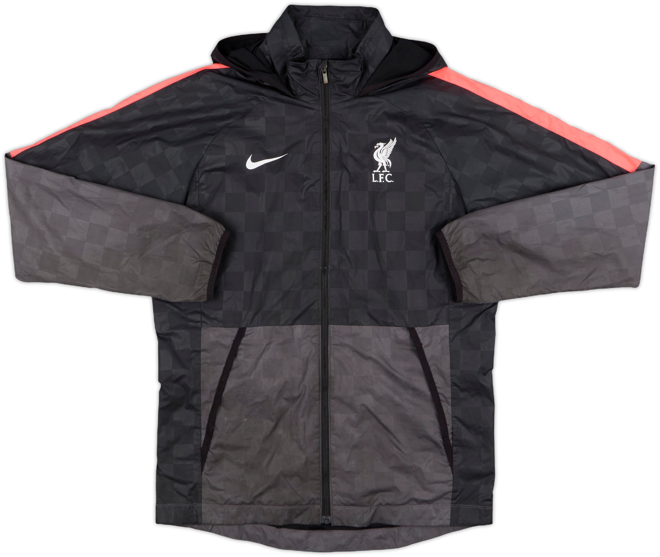 2020-21 Liverpool Nike Hooded Track Jacket - 7/10 - (M)