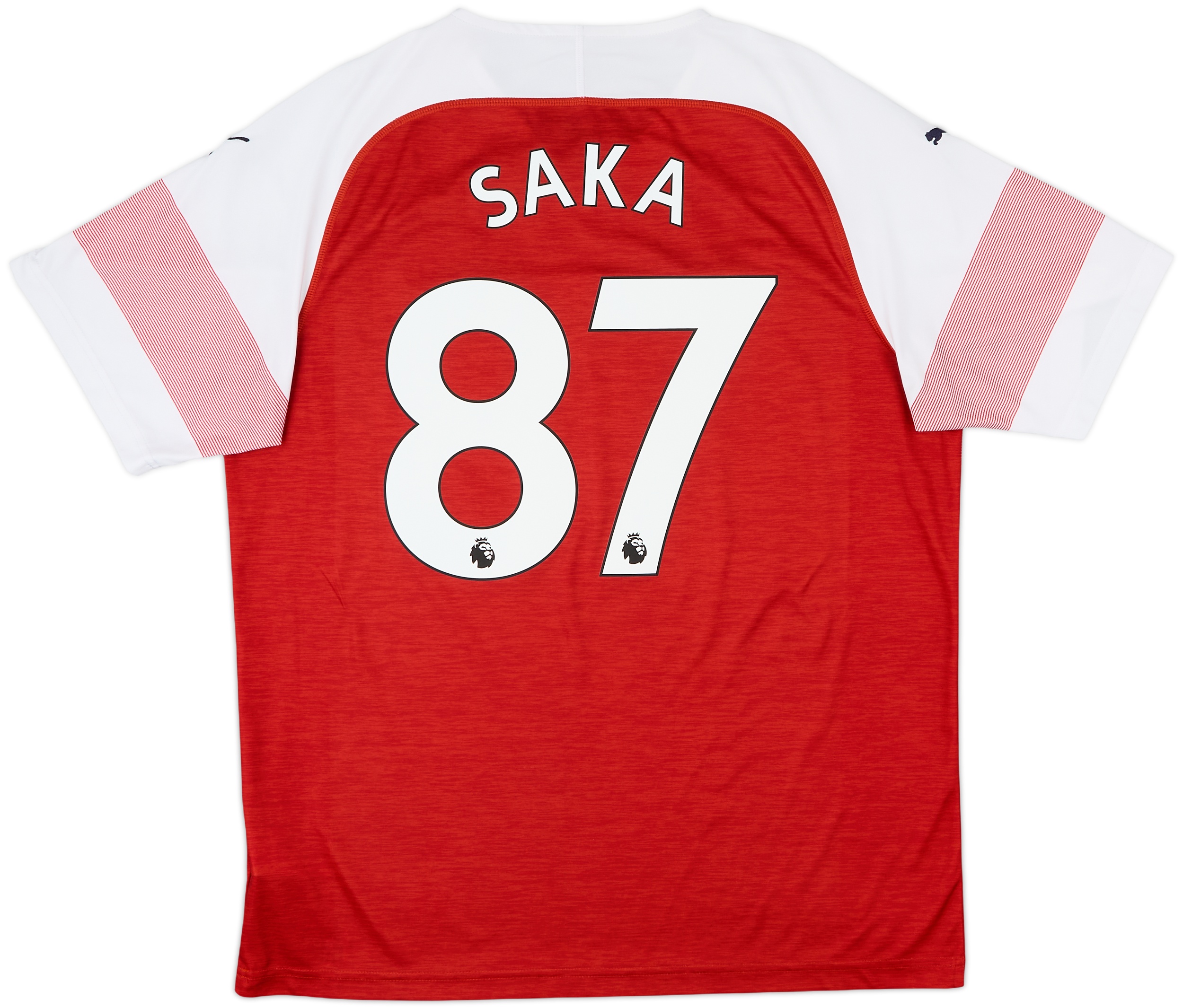 2018-19 Arsenal Home Shirt Saka #87 - 10/10 - (XL)