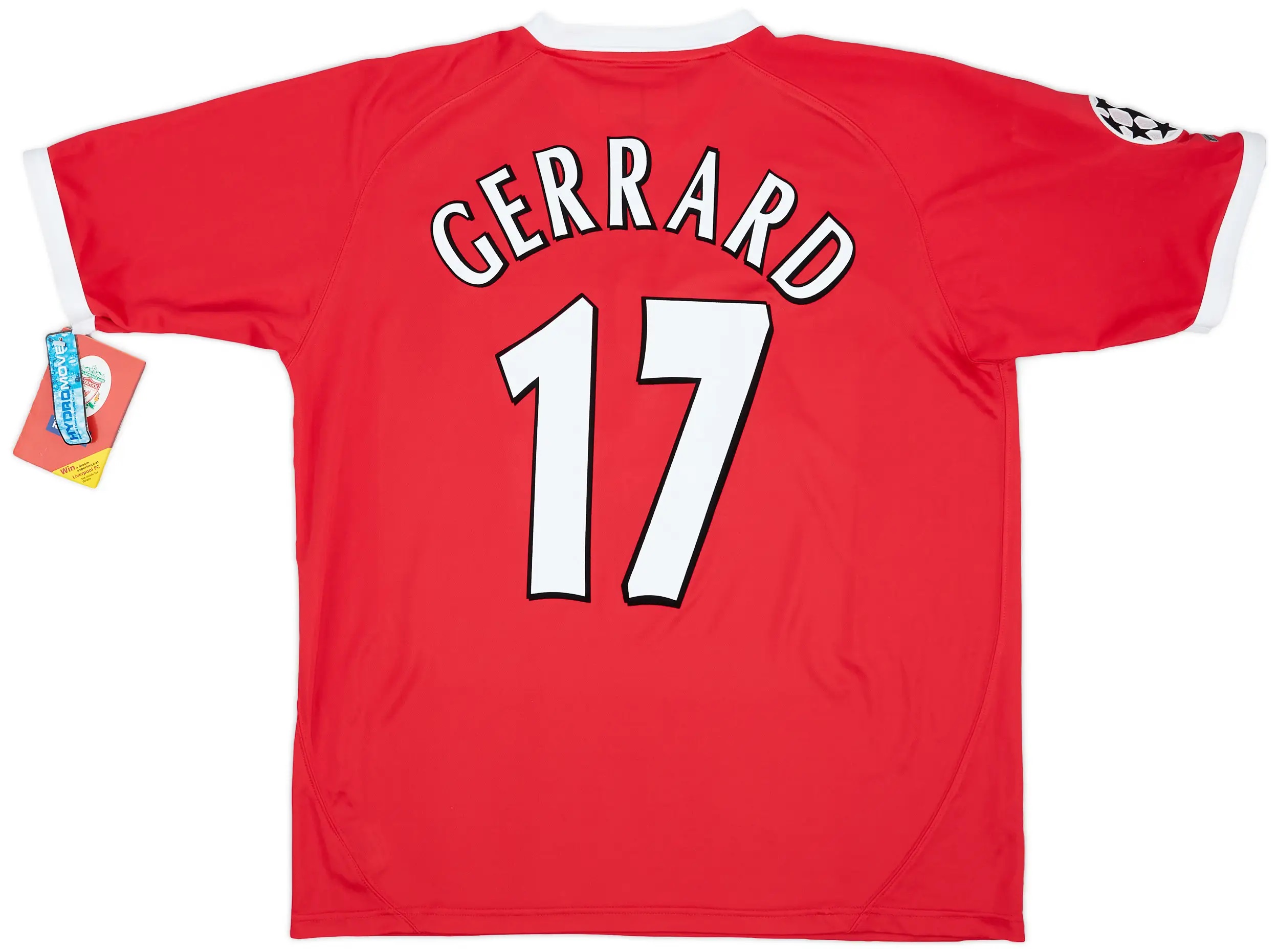 2001-03 Liverpool CL Shirt Gerrard #17 (L)