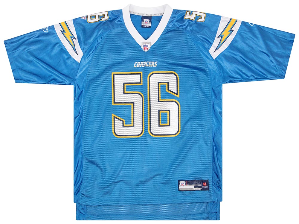 2007 San Diego Chargers Merriman #56 Reebok On Field Jersey (Alternate) XL