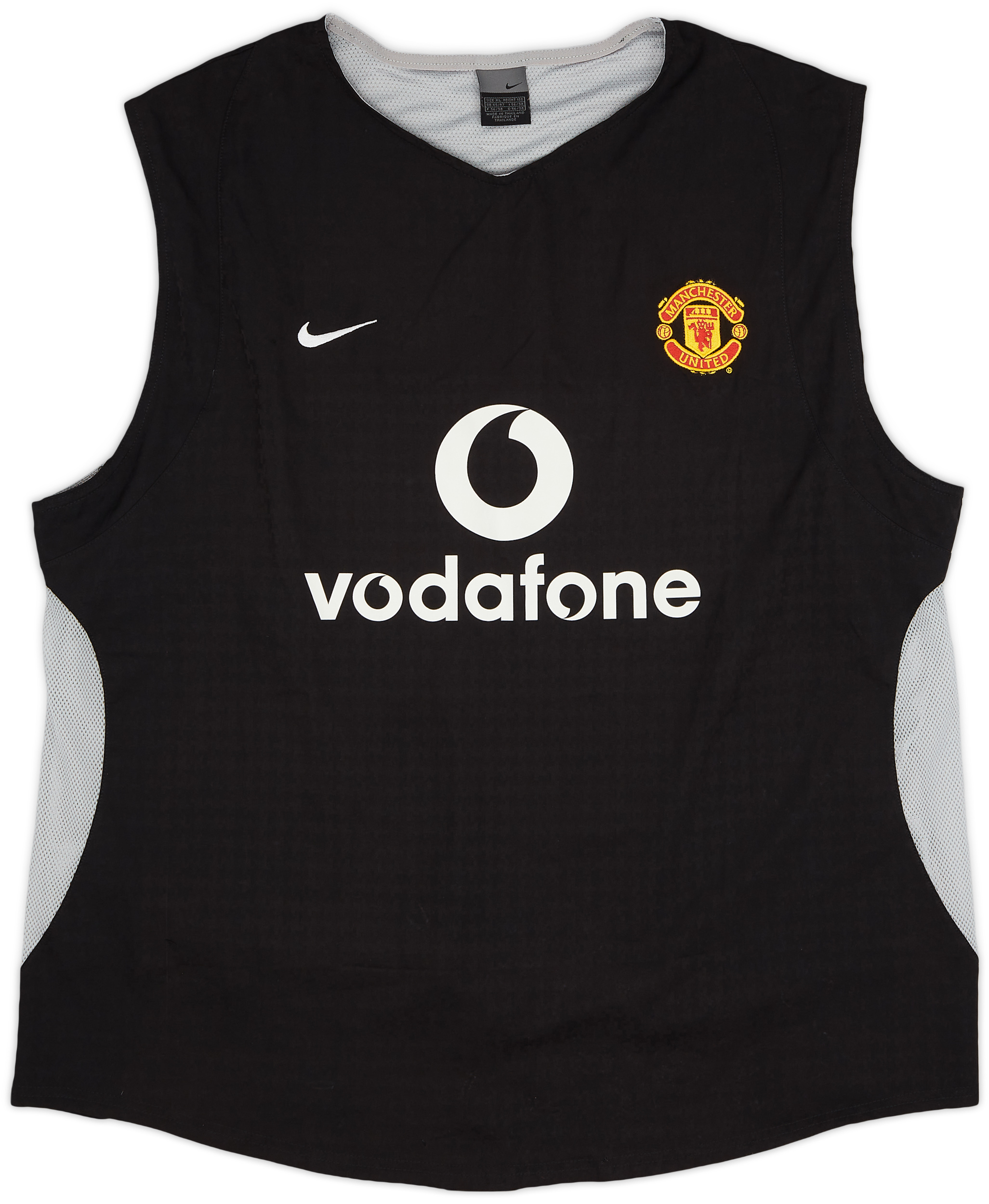 2003-04 Manchester United Player Issue Nike Training Vest - 9/10 - (XL)