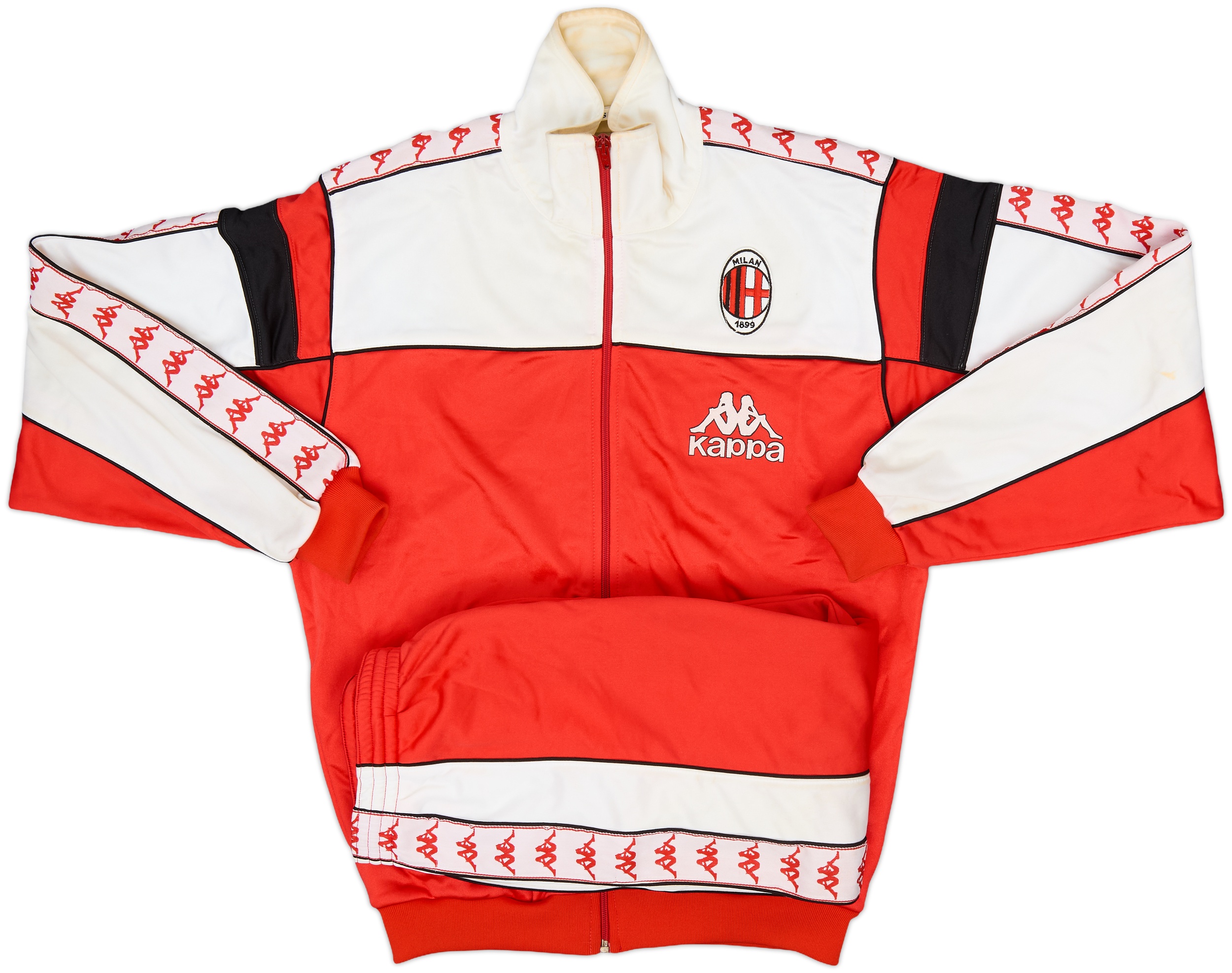 1988-90 AC Milan Kappa Tracksuit - 8/10 - (S)