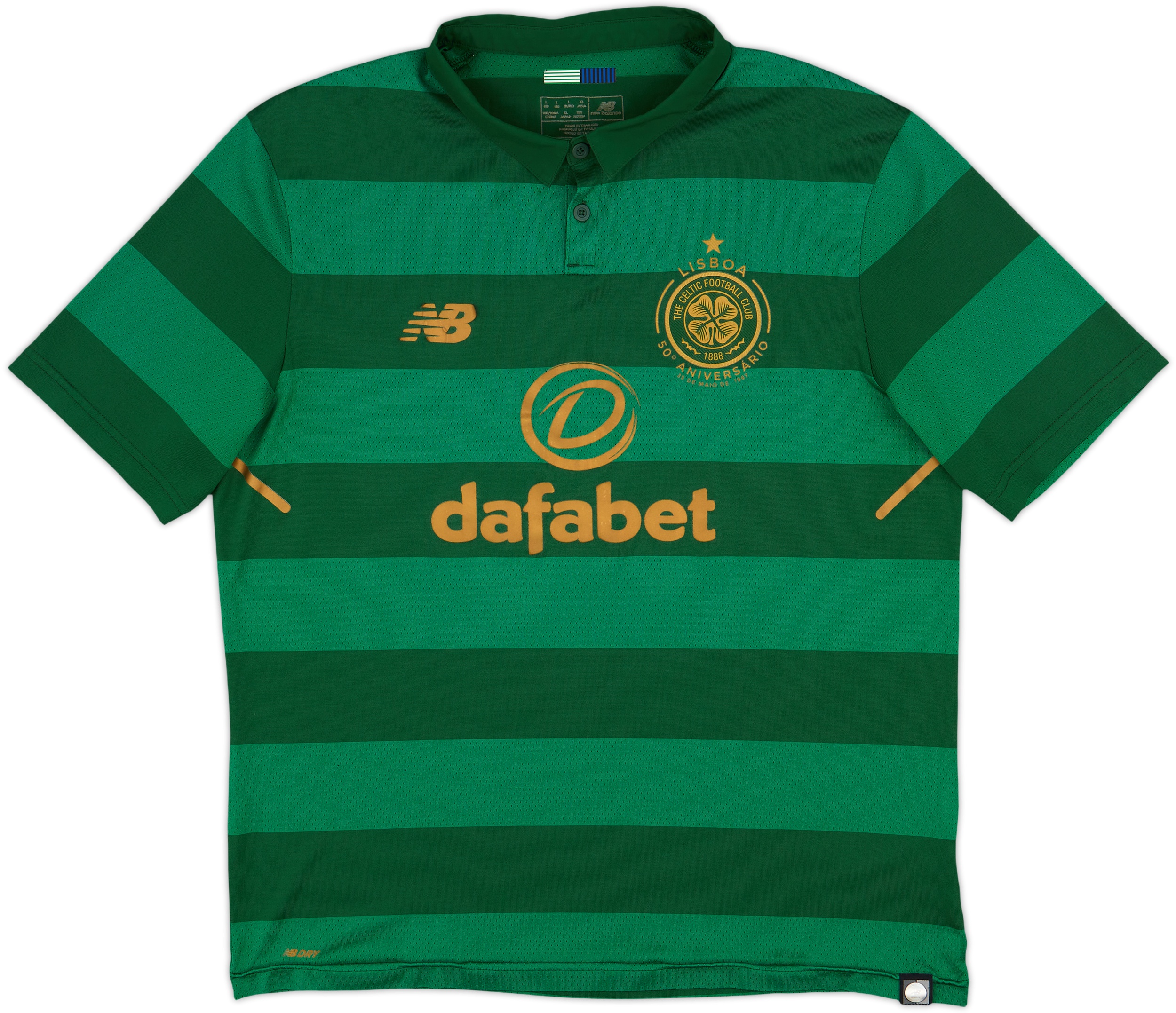 2017-18 Celtic 'Lisbon Lions 50th Anniversary' Away Shirt - 4/10 - (L)