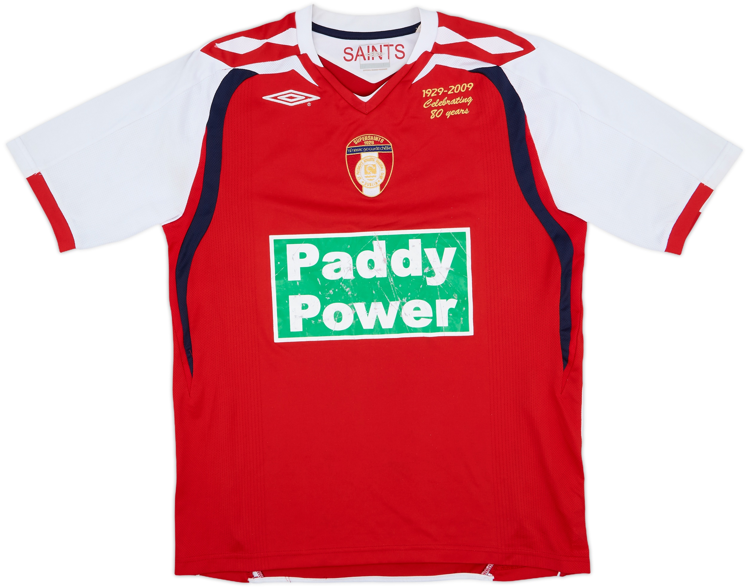 2008-09 St Patrick's Athletic Home Shirt - 5/10 - (M)