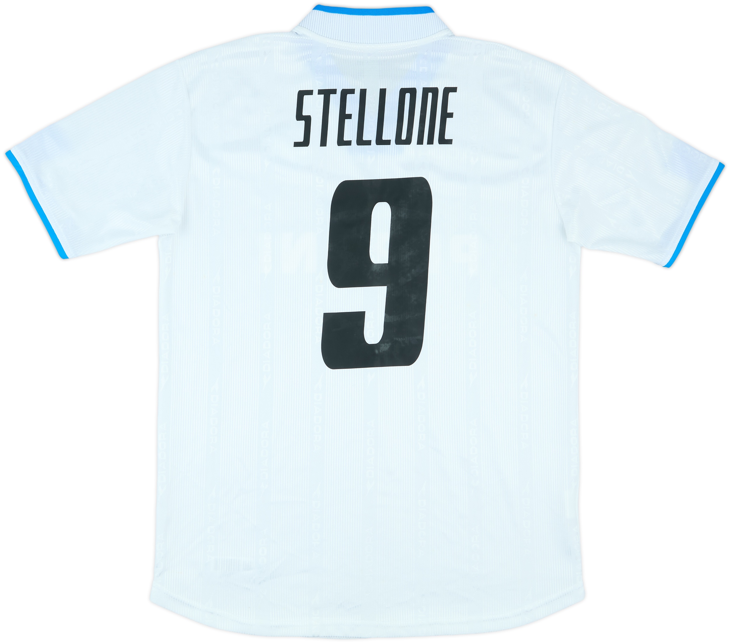2001-02 Napoli Match Issue Away Shirt Stellone #9