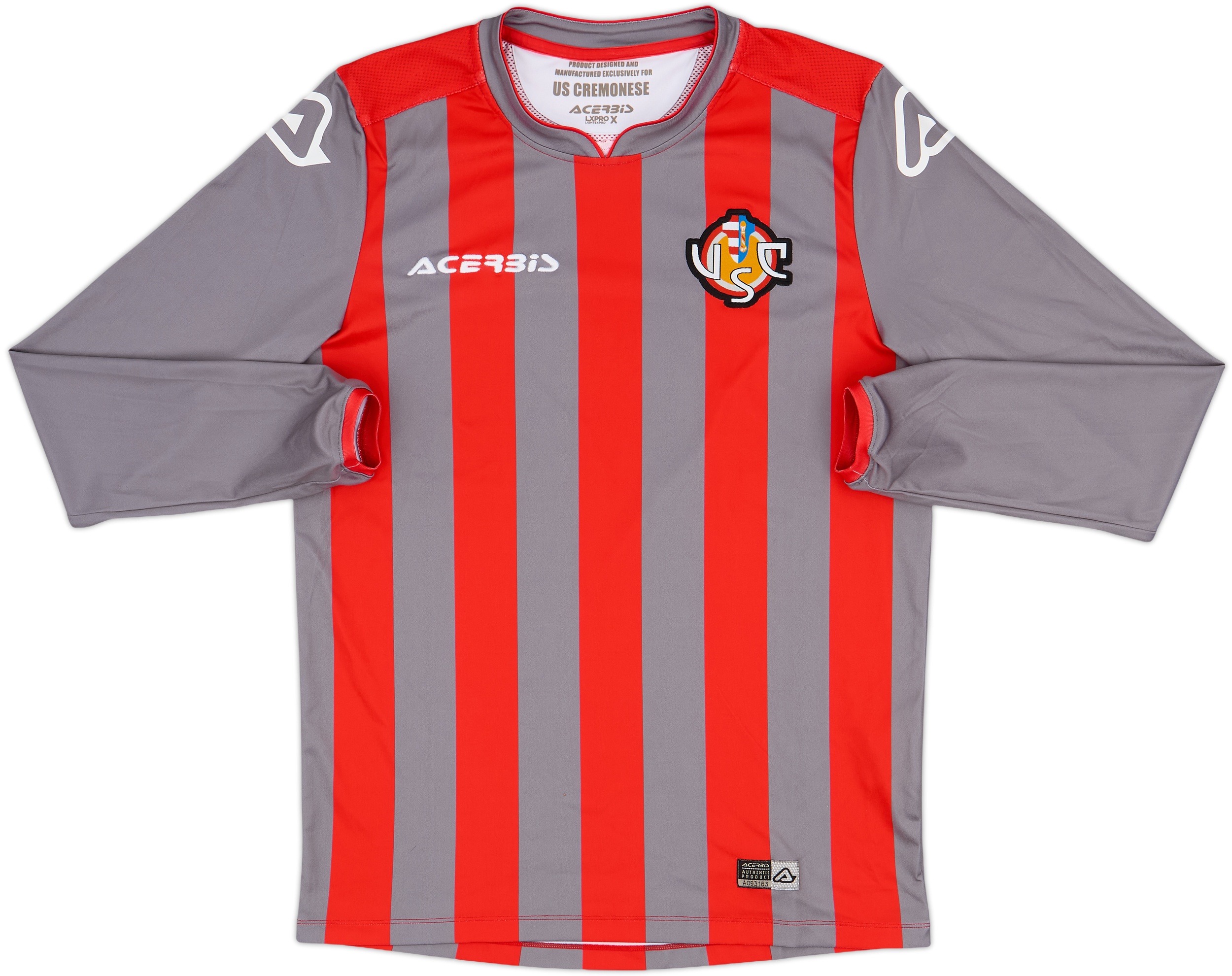 2019-20 Cremonese Home L/S Shirt - 9/10 - (M)