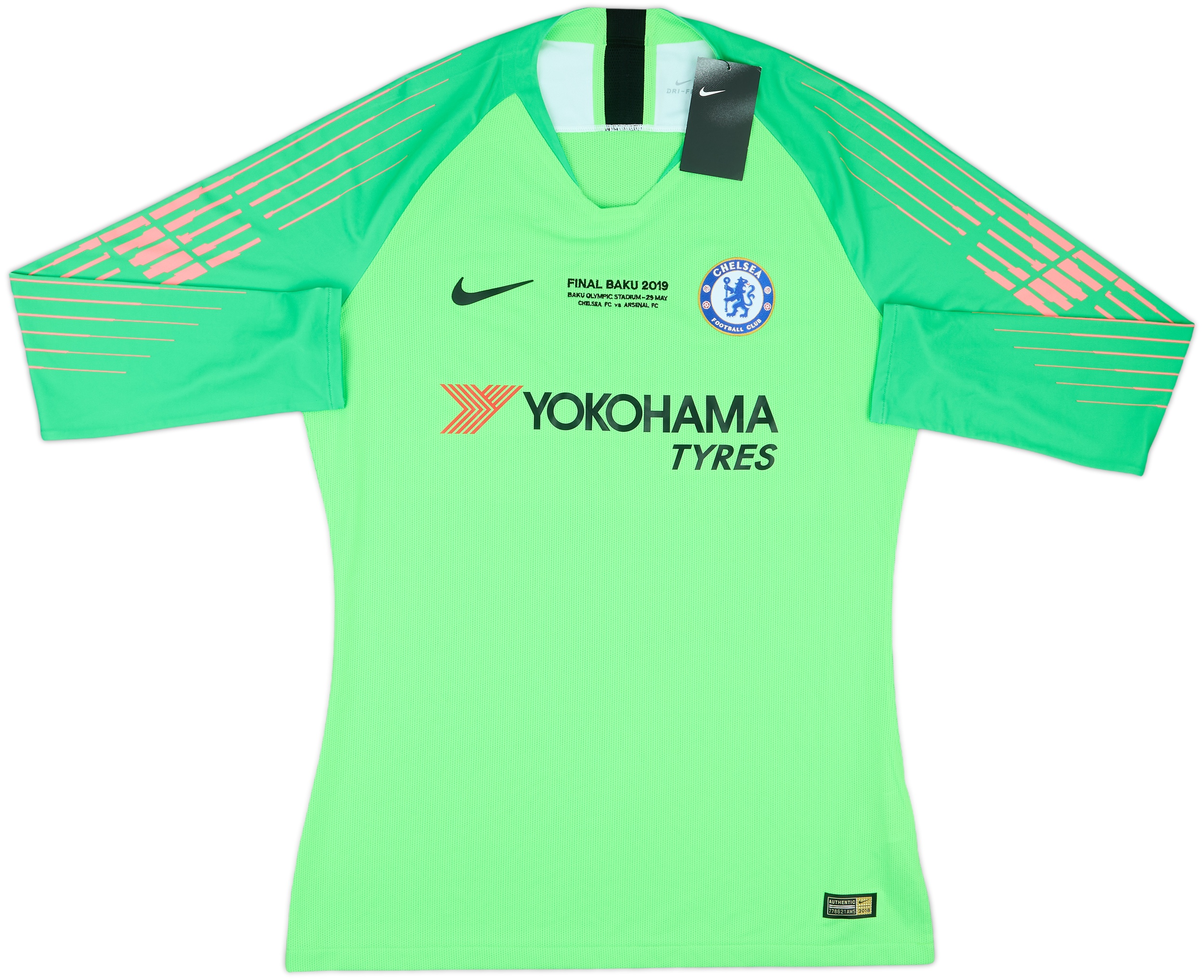 2019 Chelsea Player Issue Europa League Final GK Shirt (L)