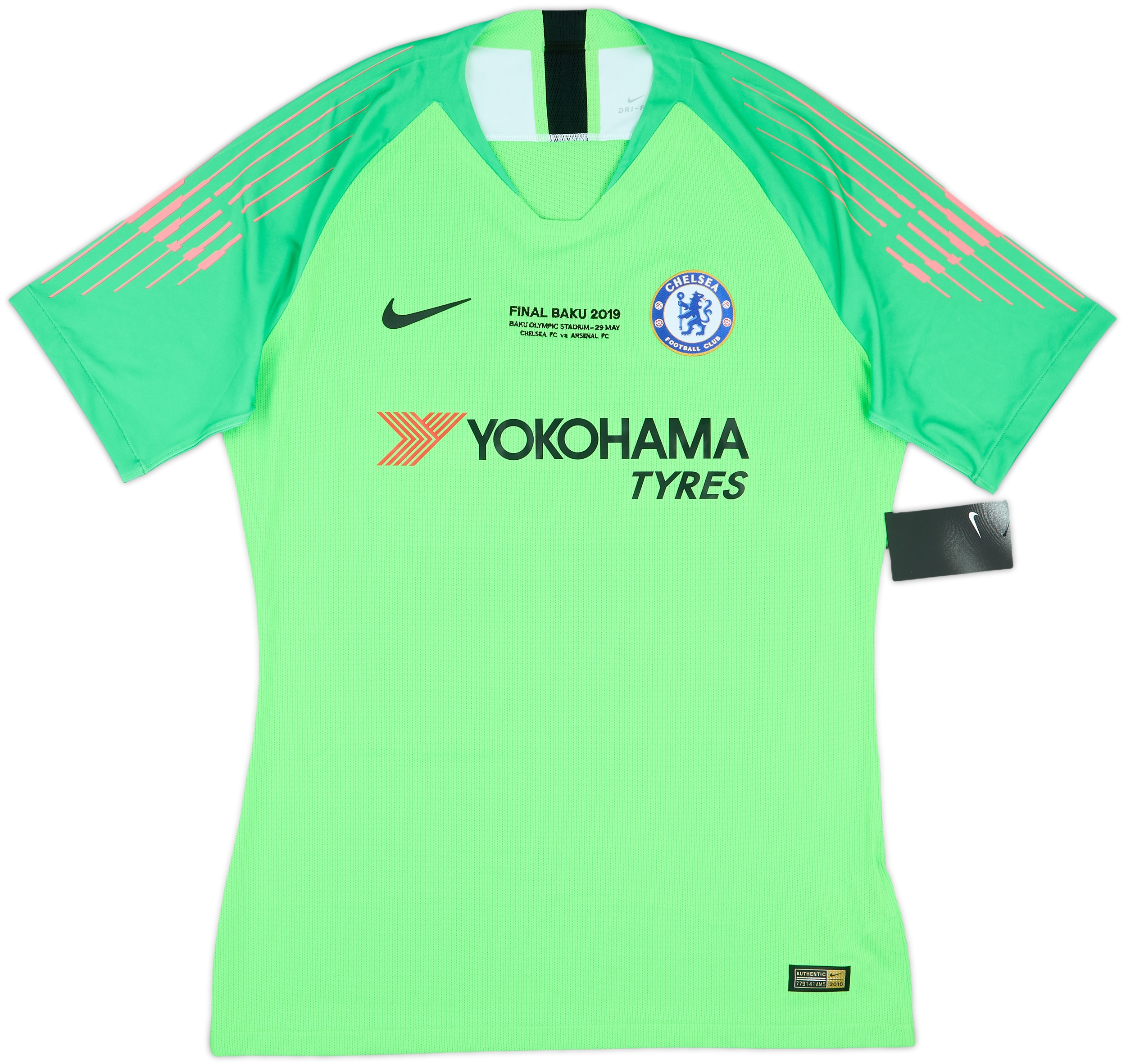 2019 Chelsea Player Issue Europa League Final GK Shirt