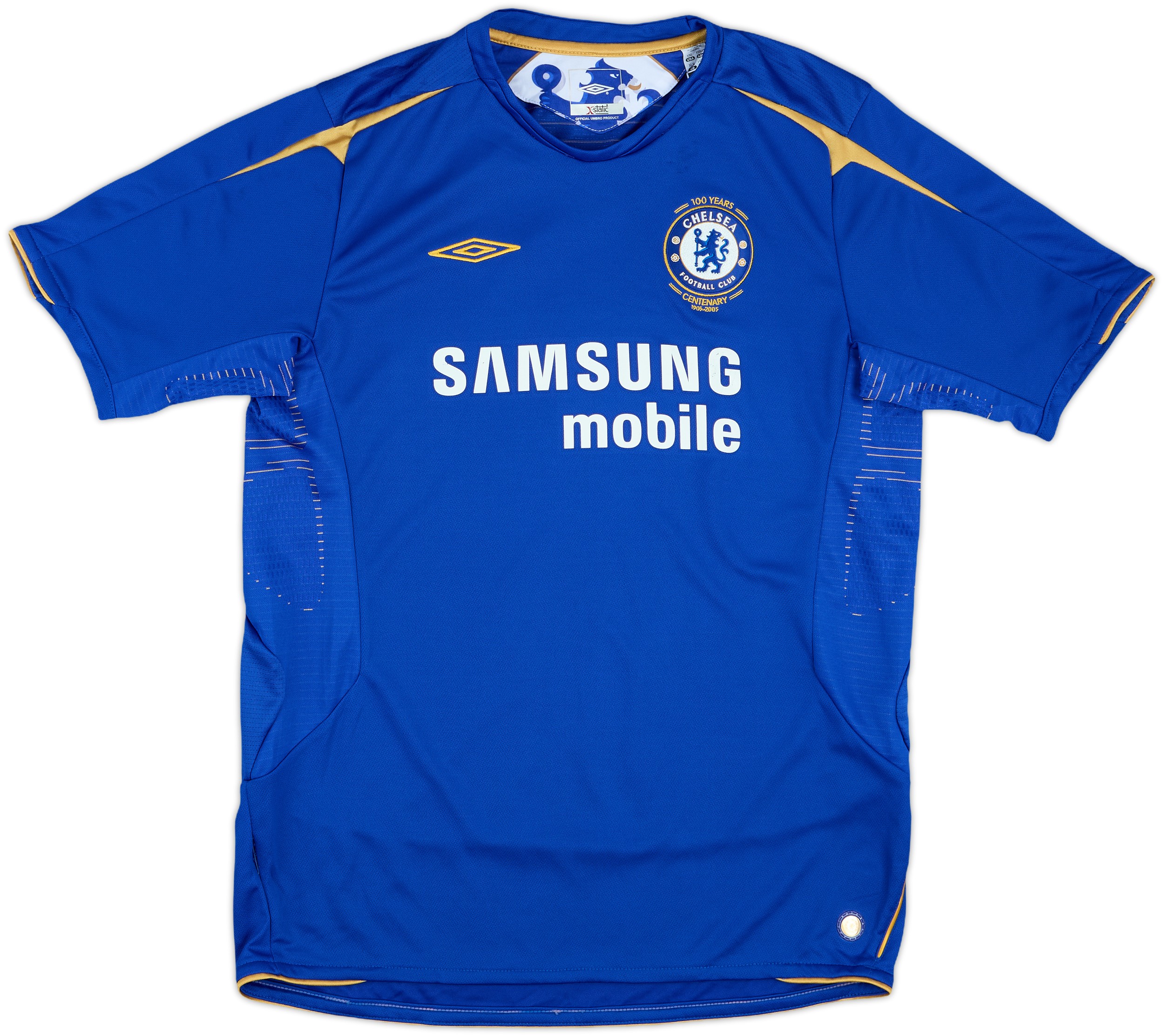 2005-06 Chelsea Centenary Home Shirt - 8/10 - (XL.Boys)