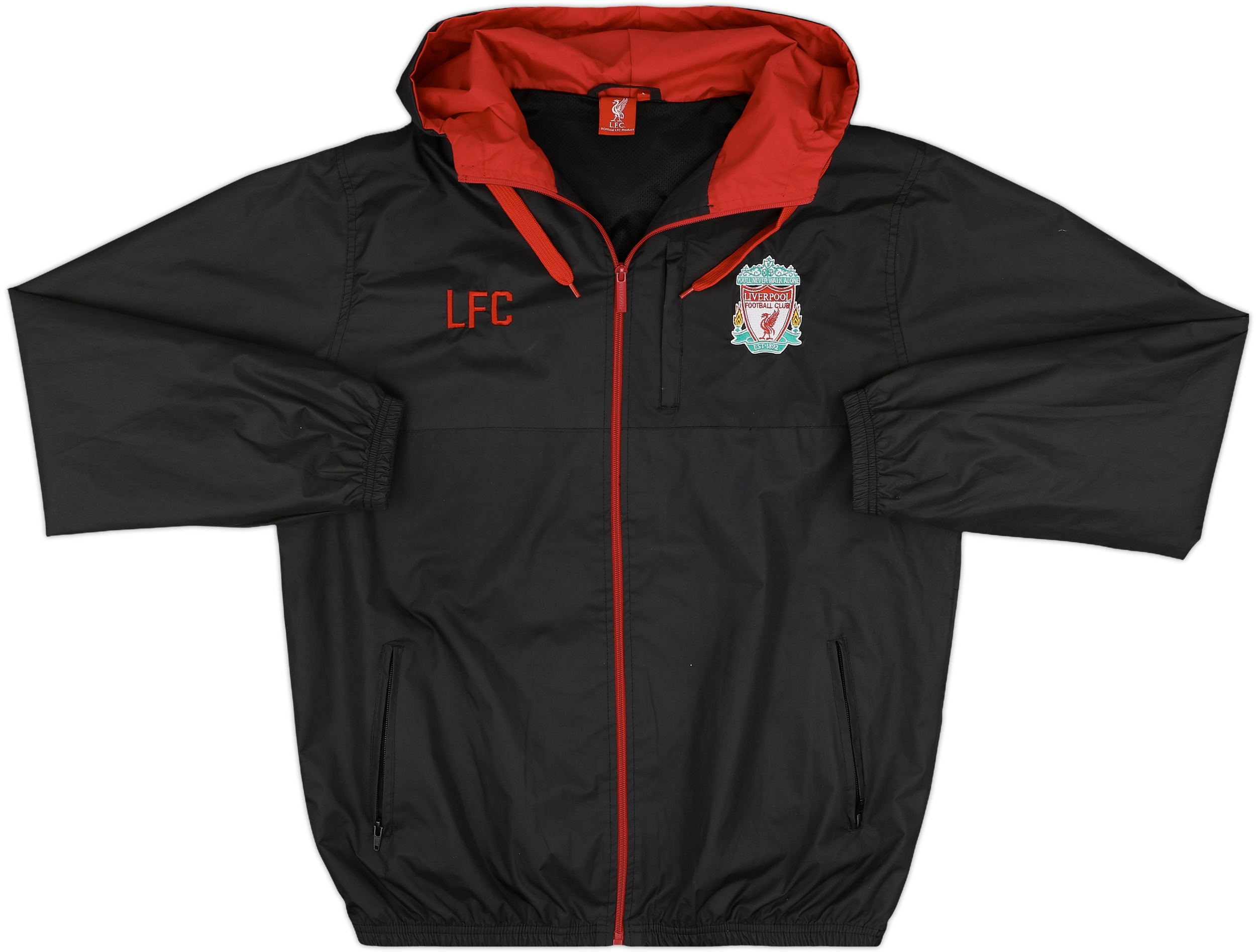 2014-15 Liverpool Hooded Track Jacket - 8/10 - (L)