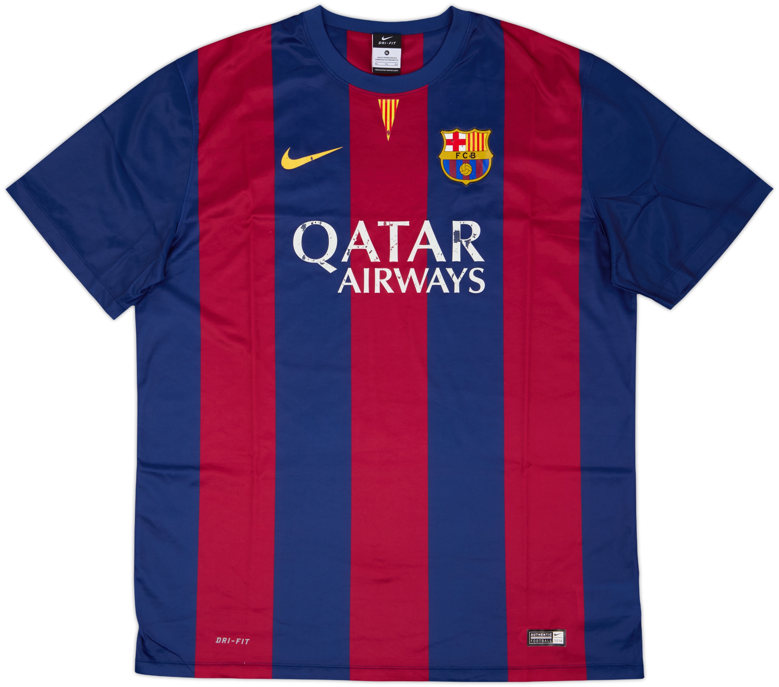 2014-15 Barcelona Basic Home Shirt - 5/10 - (XL)