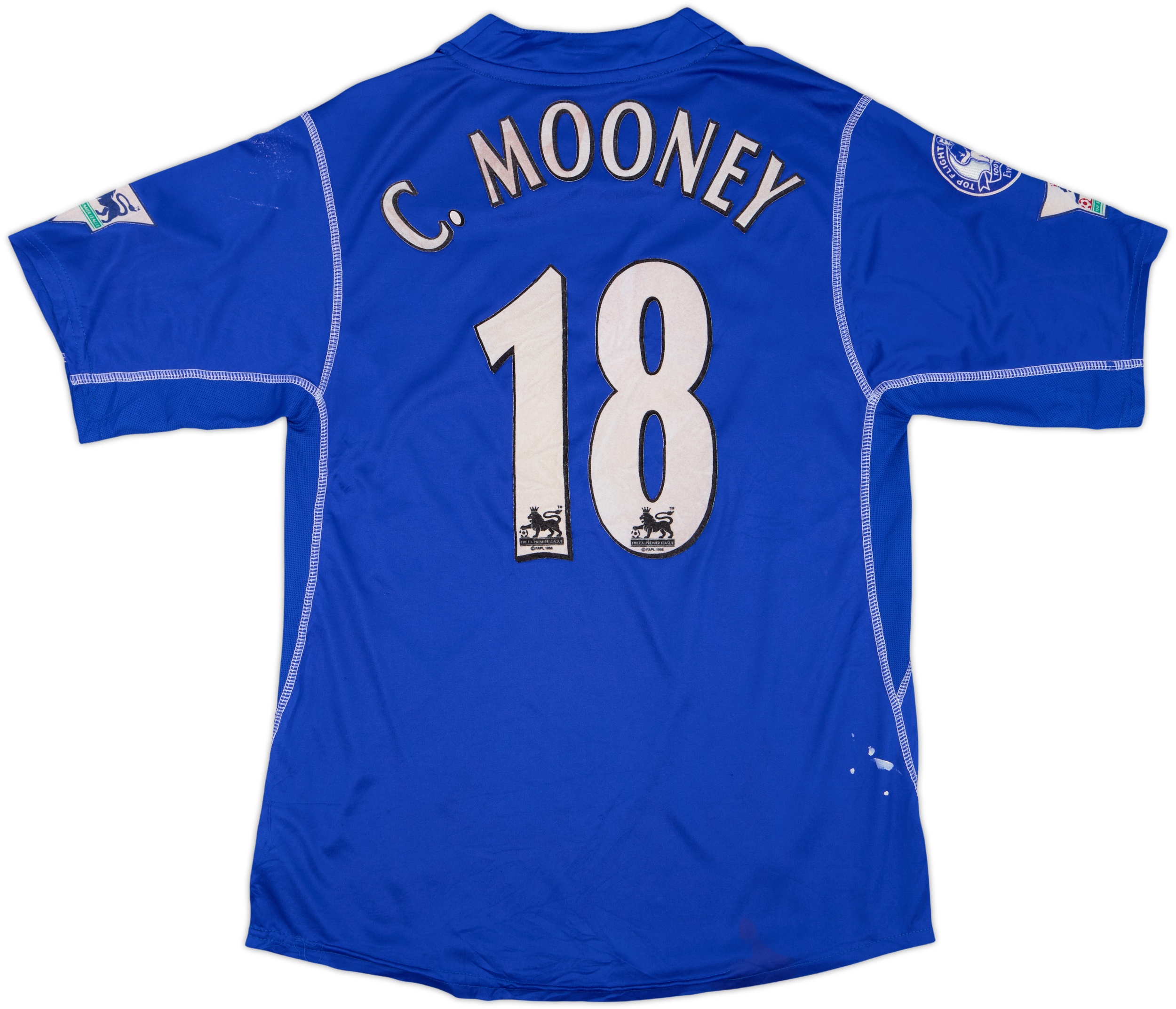 2002-03 Everton Home Shirt C. Mooney #18 - 5/10 - (S)