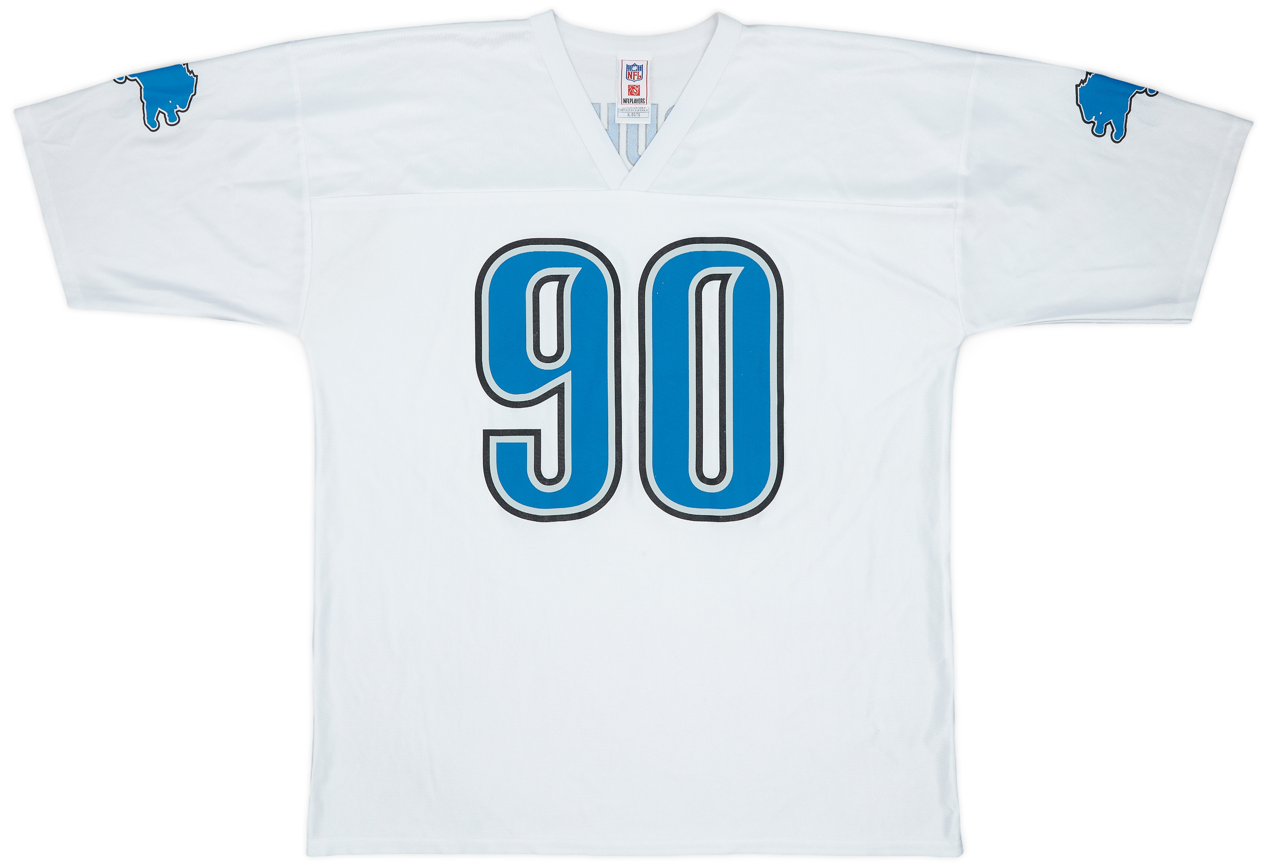2010 Detroit Lions Suh #90 NFL Replica Away Jersey - 8/10 - (XL)