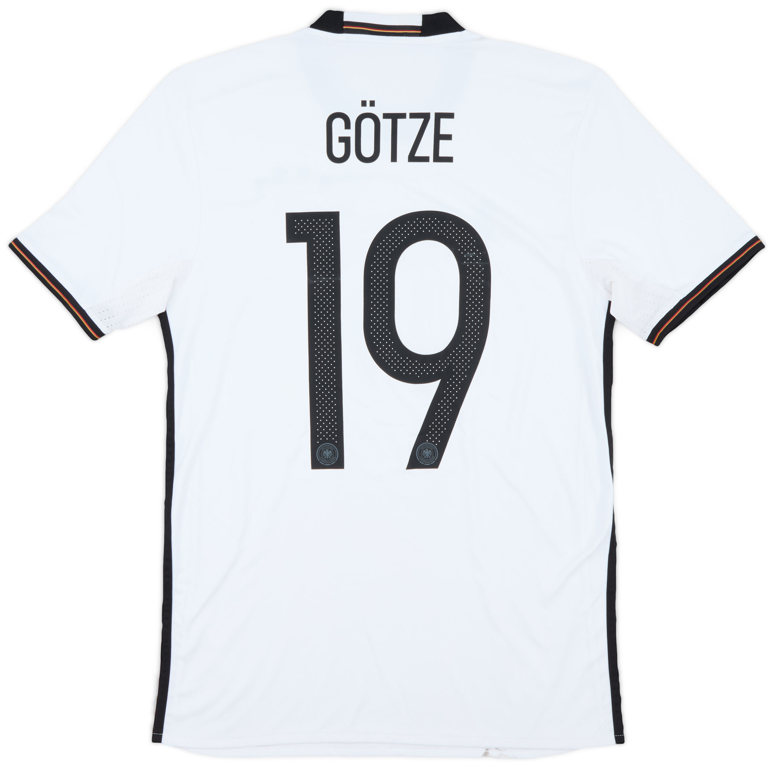 2015-16 Germany Home Shirt Gotze #19 - 6/10 - (S)
