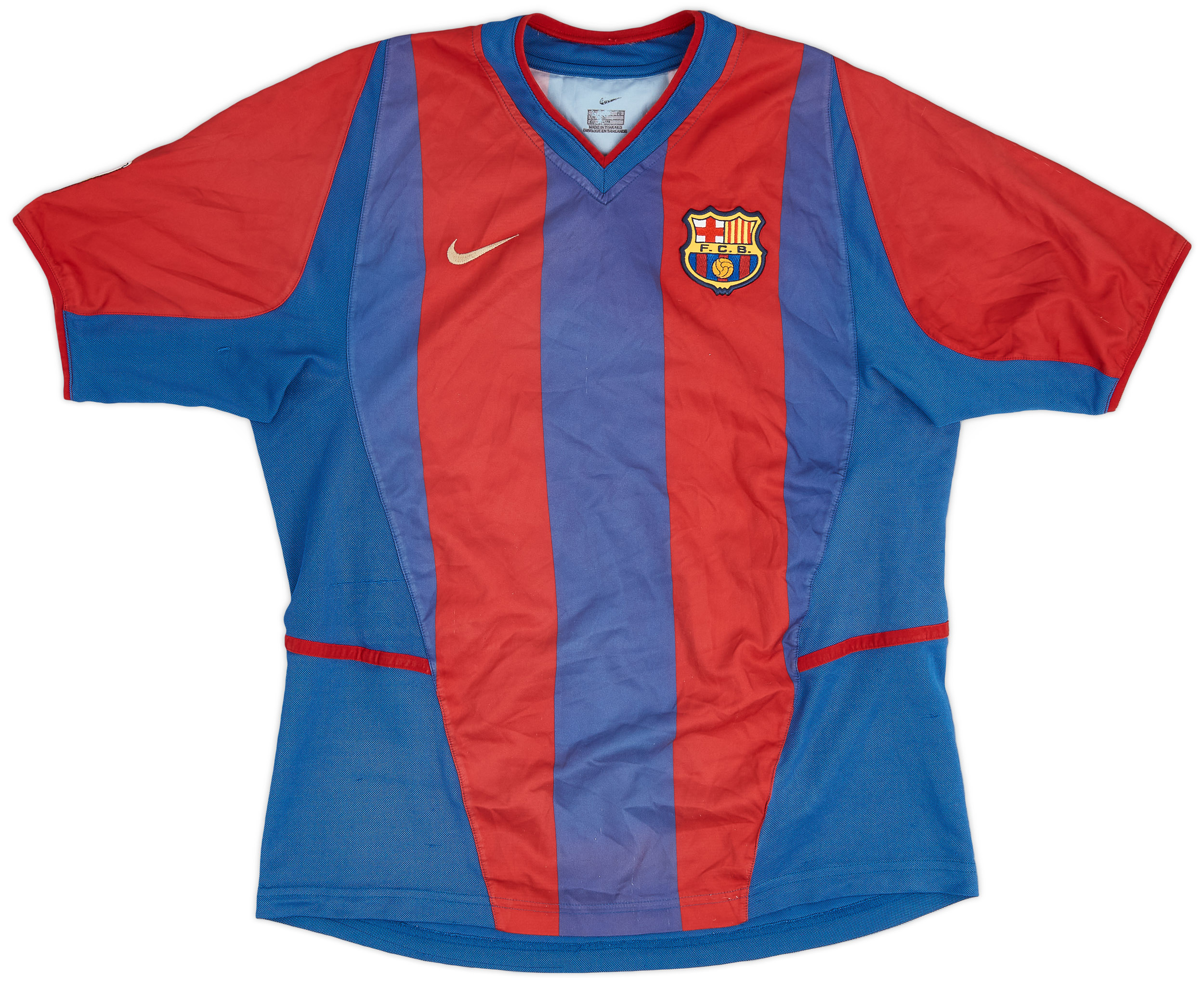 2002-03 Barcelona Home Shirt - 4/10 - (L.Boys)