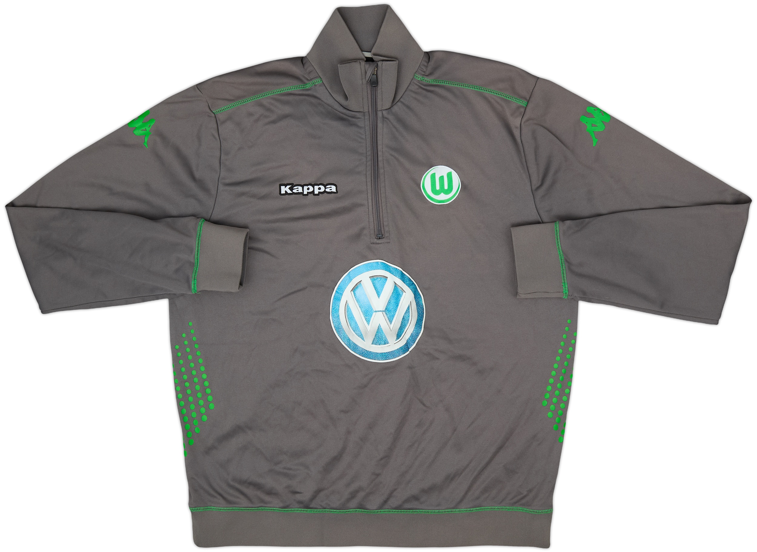 2014-15 Wolfsburg Kappa 1/4 Zip Drill Top - 7/10 - (XL)