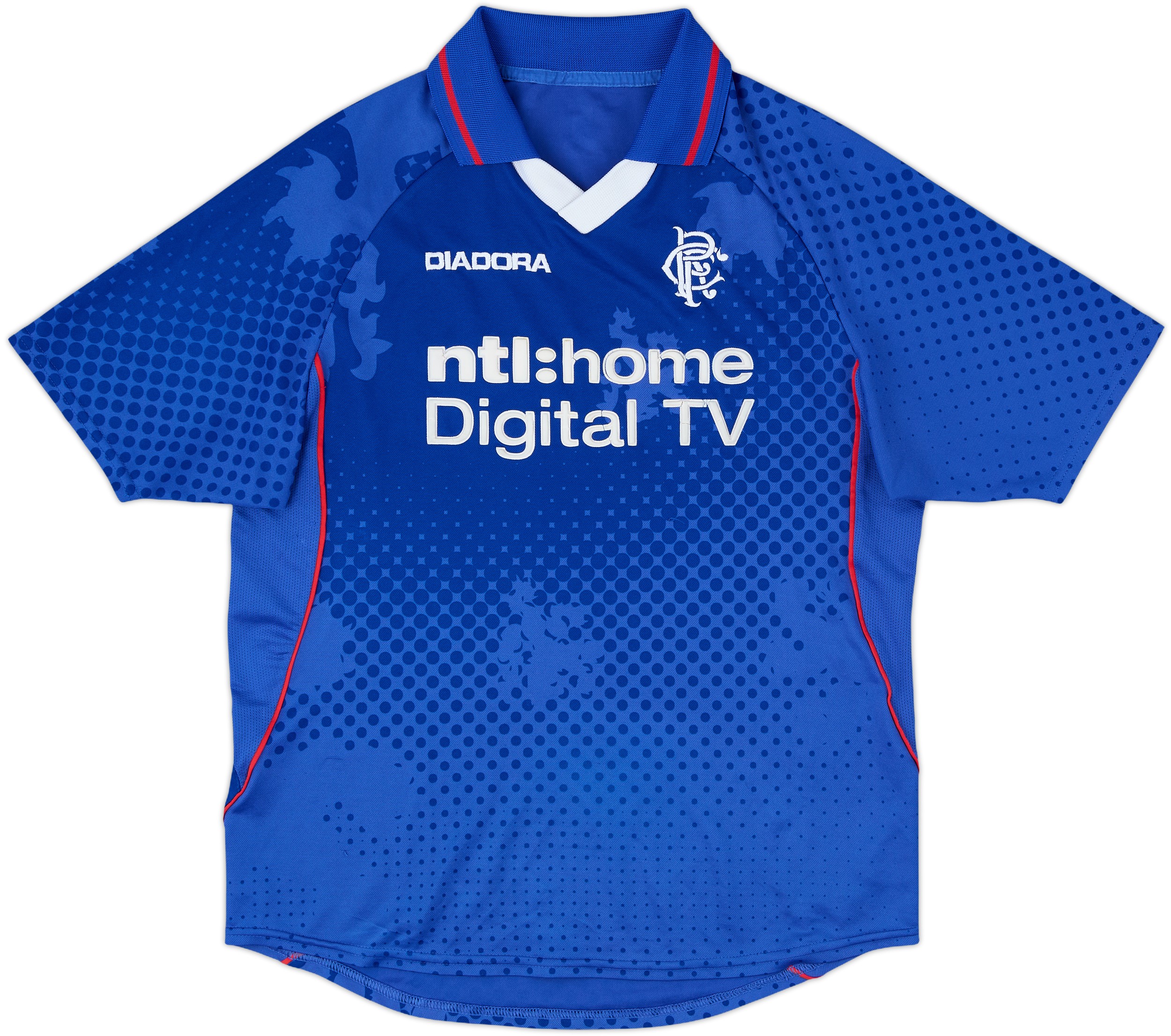 2002-03 Rangers Home Shirt - 4/10 - (XL.Boys)