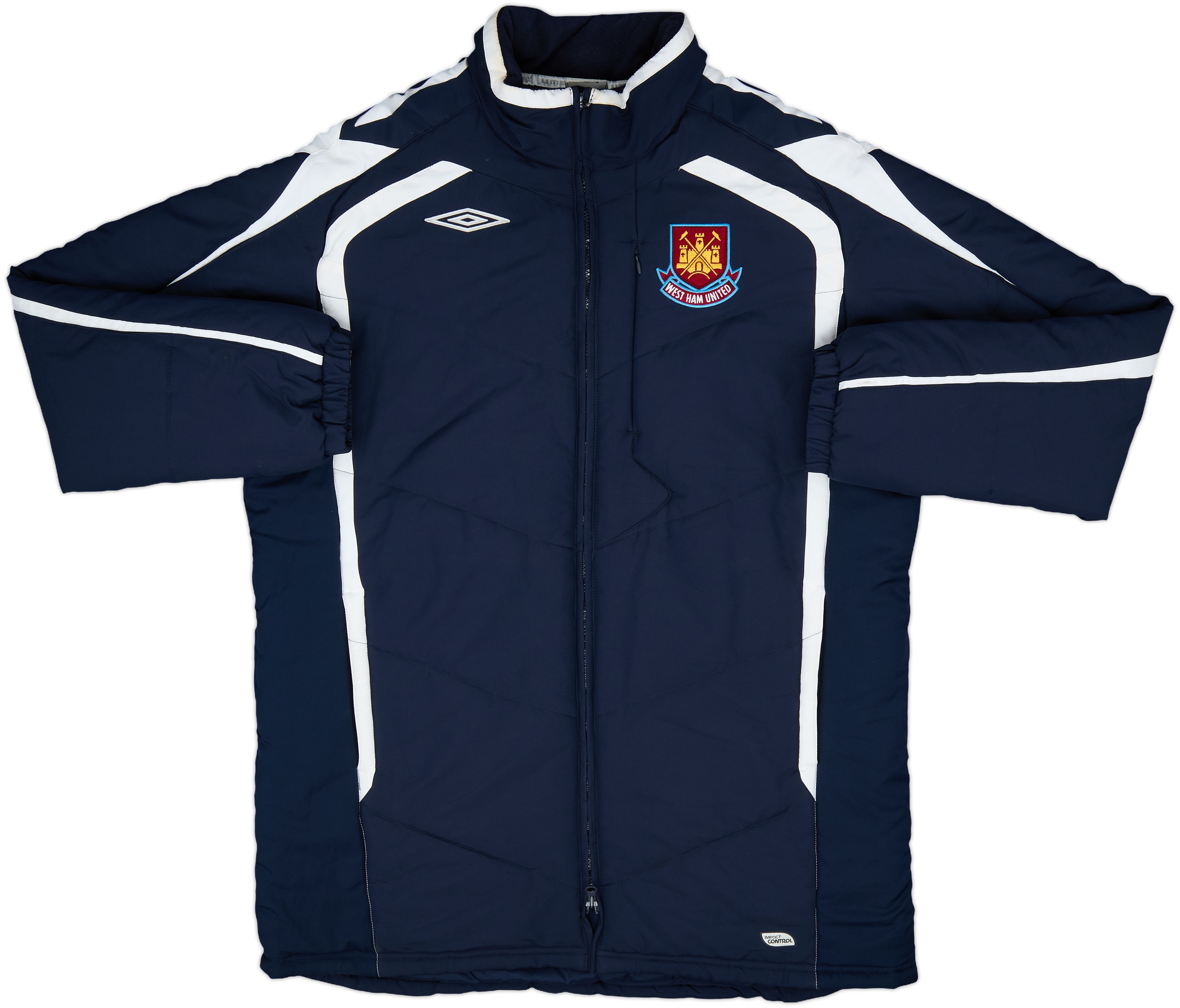 2007-08 West Ham Umbro Padded Bench Coat - 8/10 - (XL)