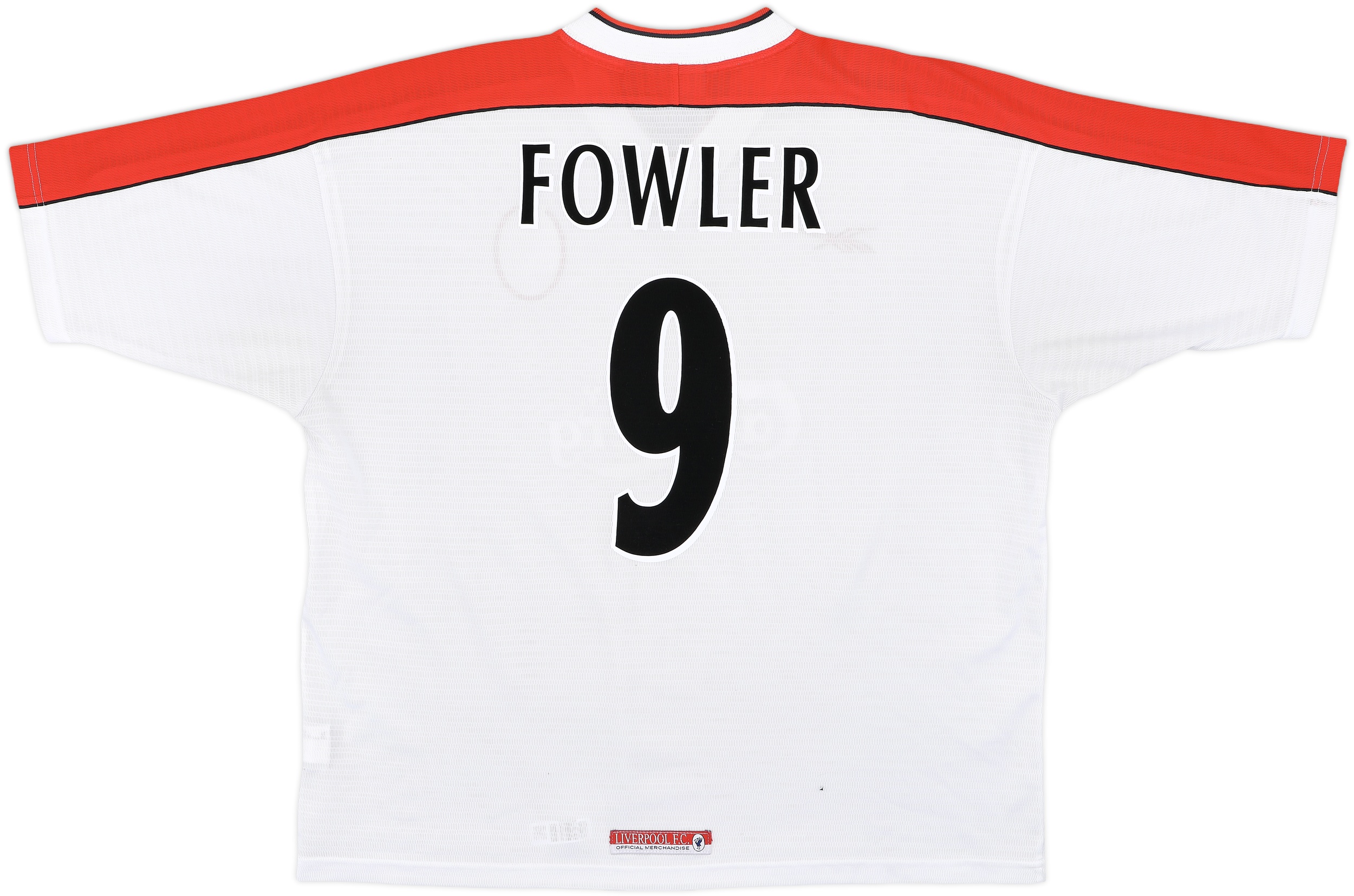 1998-99 Liverpool Away Shirt Fowler #9 - 7/10 - (XL/XXL)