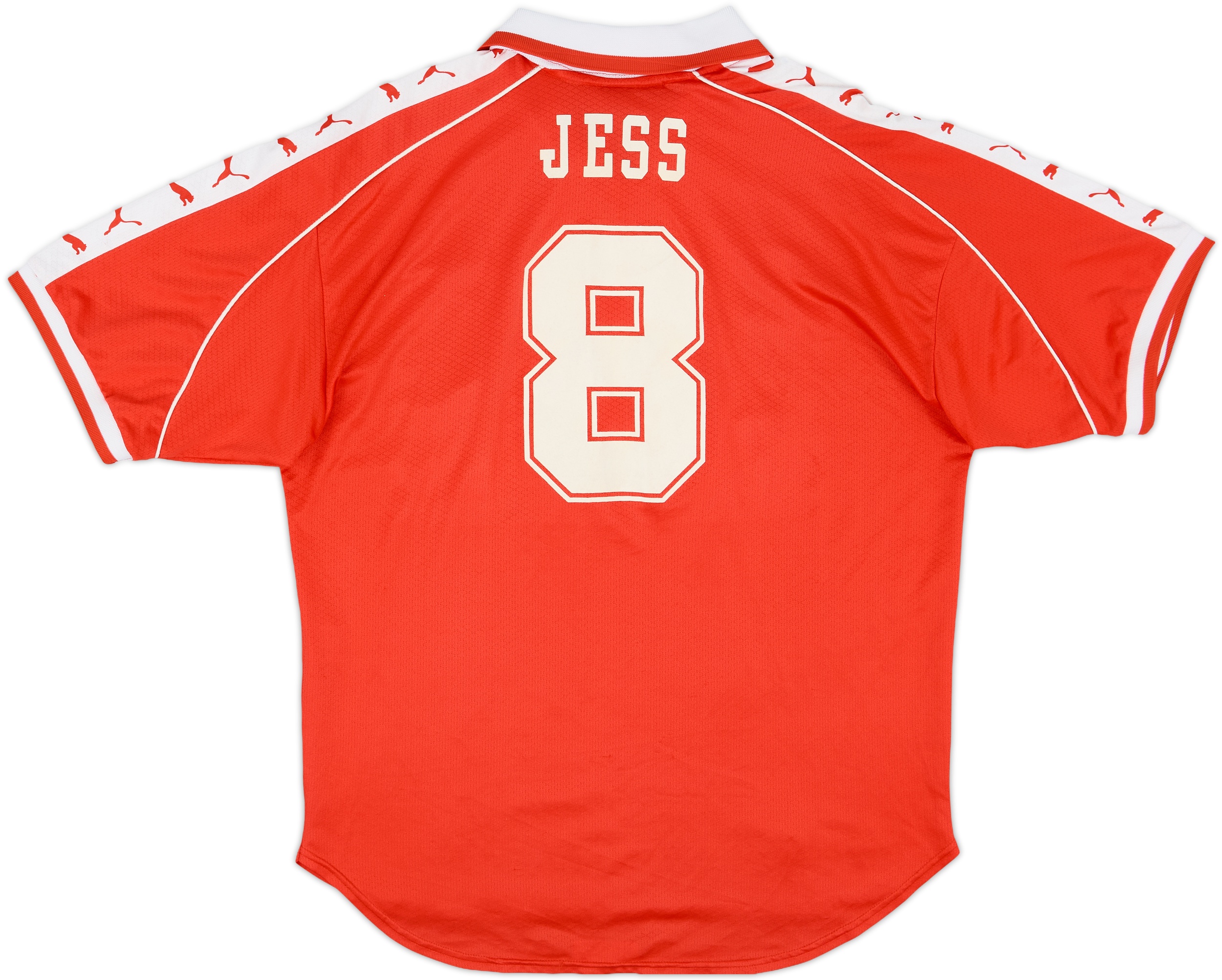 1999-2000 Aberdeen Home Shirt Jess #8 - 7/10 - (M)