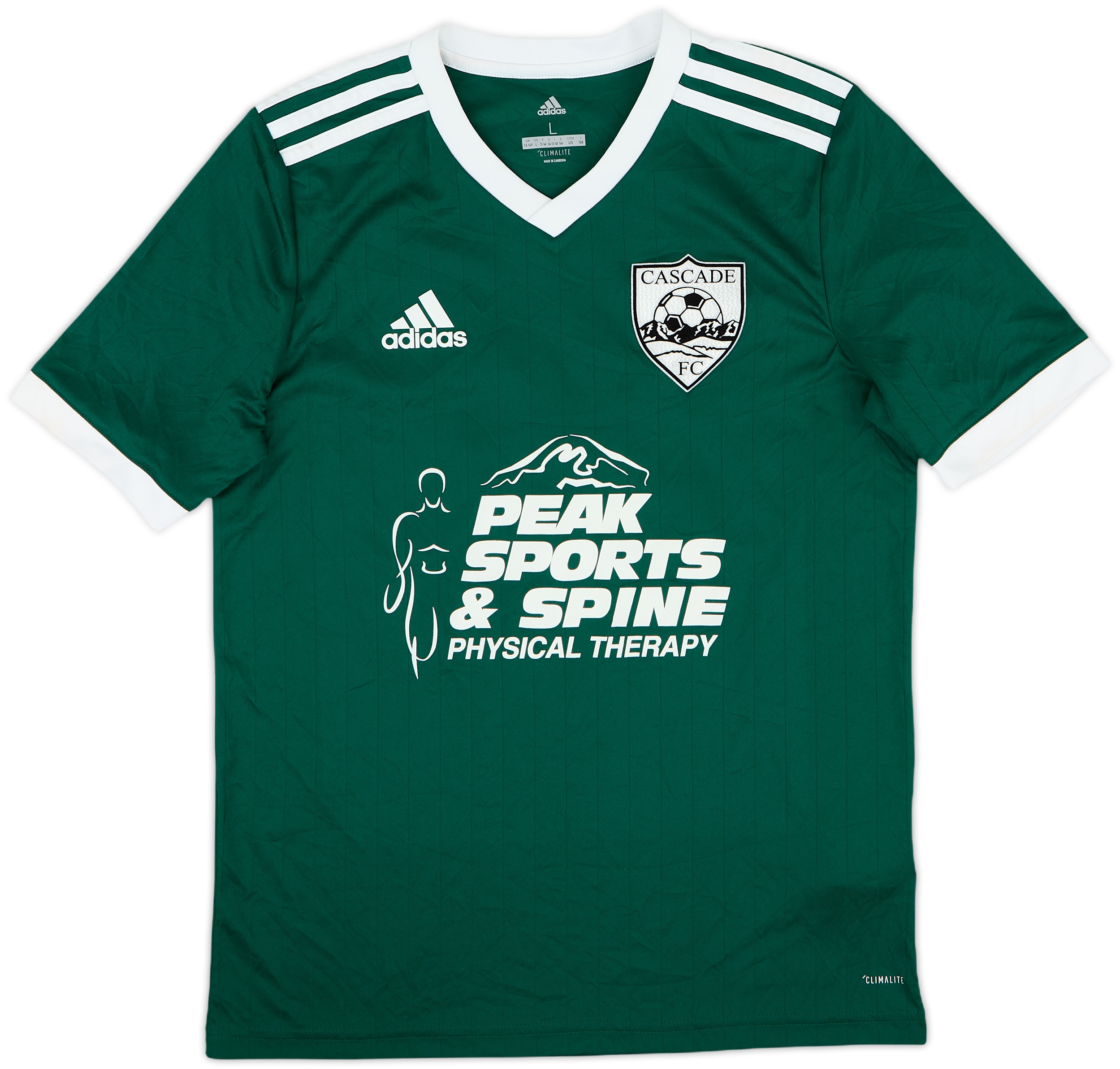 2018-19 Cascade FC Home Shirt #24 - 8/10 - (L.Boys)