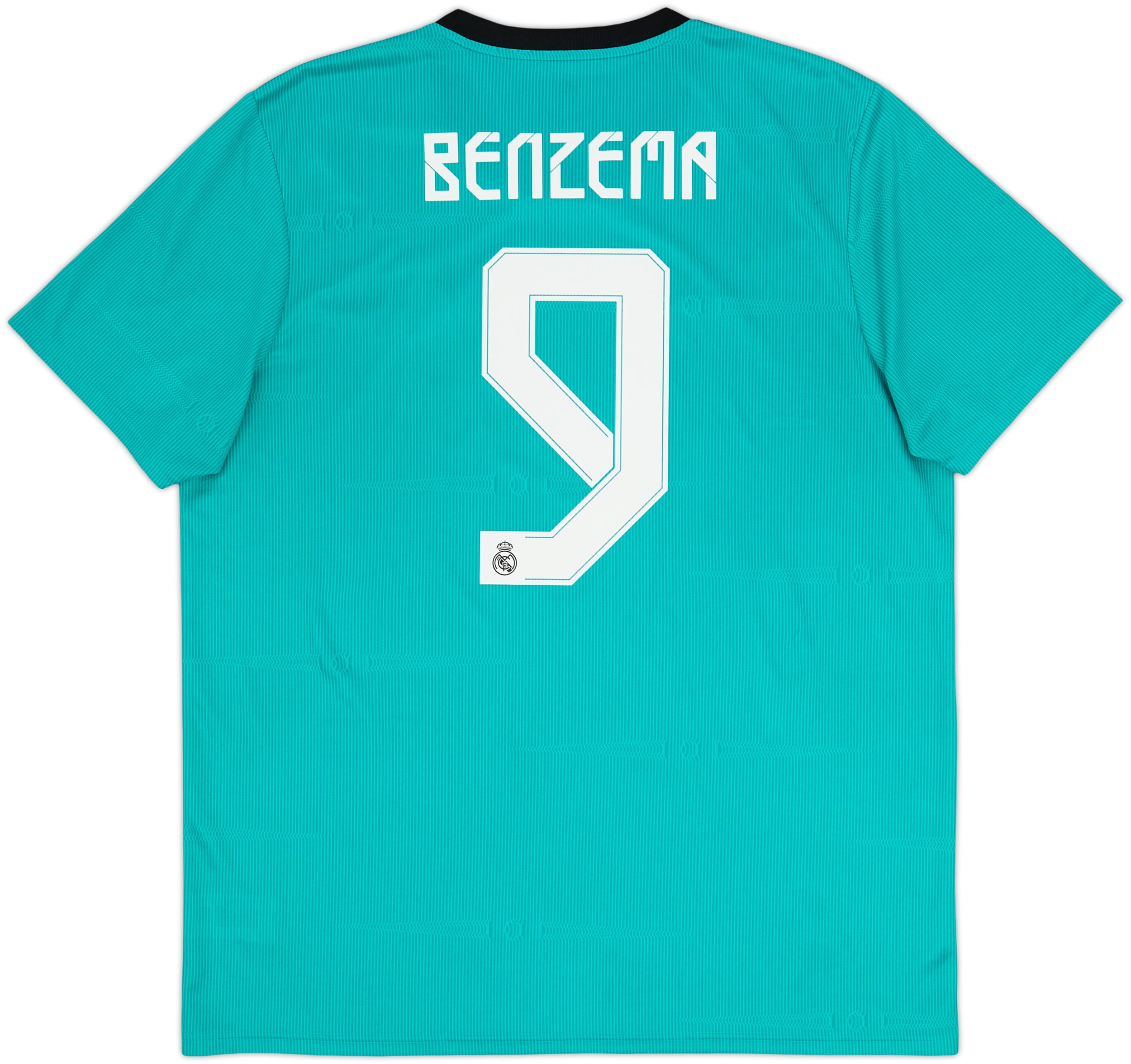 2021-22 Real Madrid Third Shirt Benzema #9 - 7/10 - (XL)
