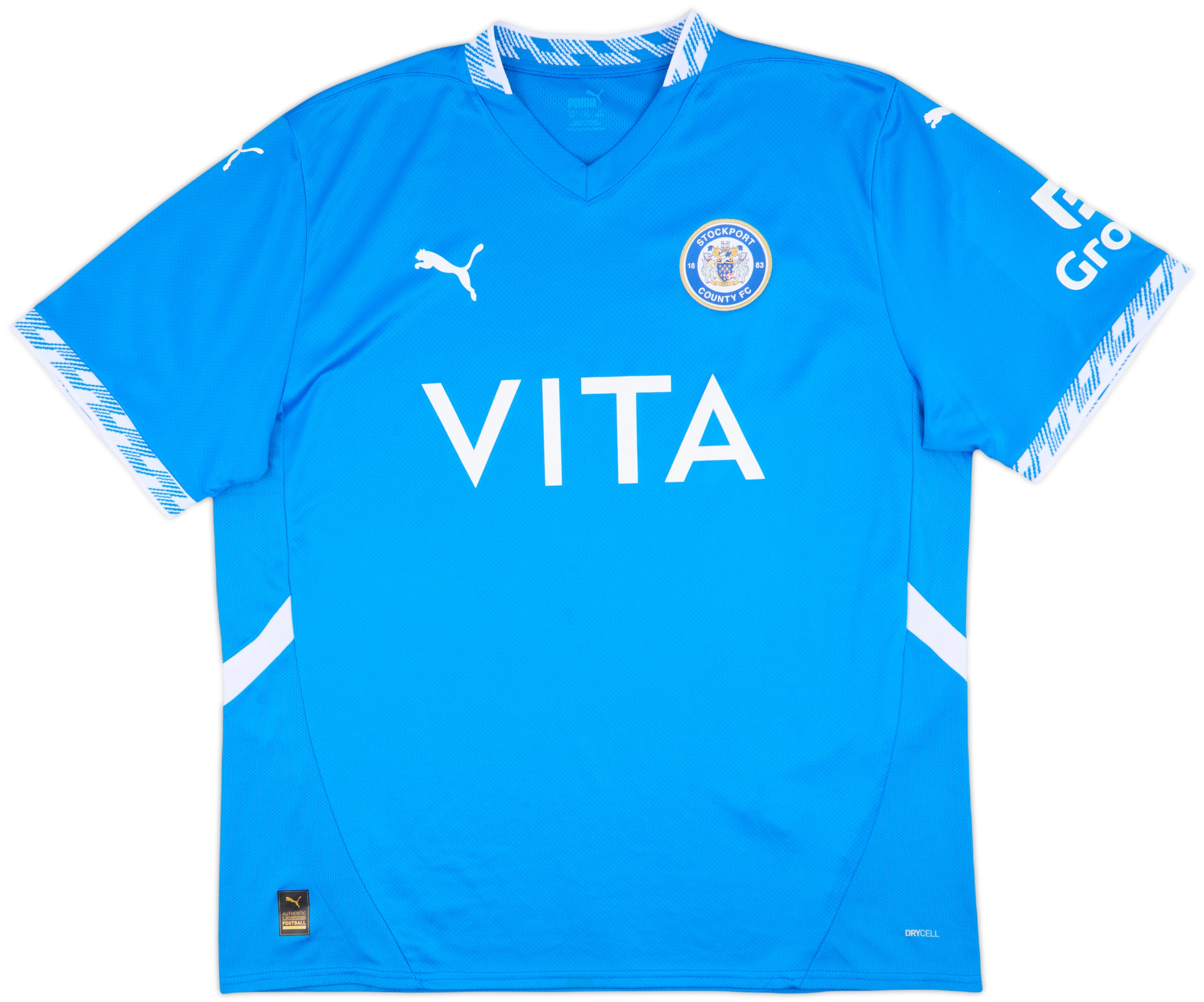 2024-25 Stockport County Home Shirt - 9/10 - (XXL)