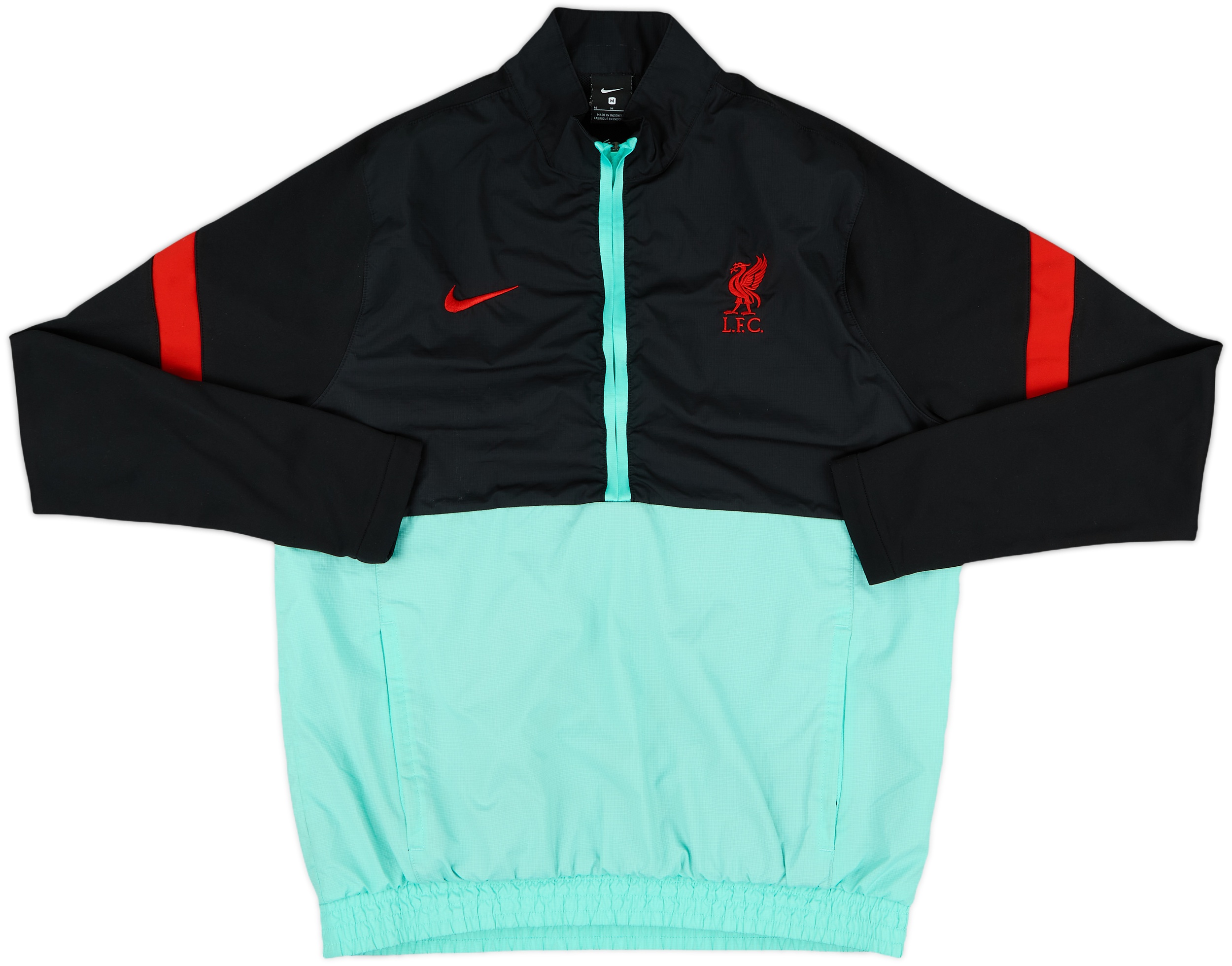 2020-21 Liverpool Nike 1/2 Zip Drill Top - 9/10 - (M)