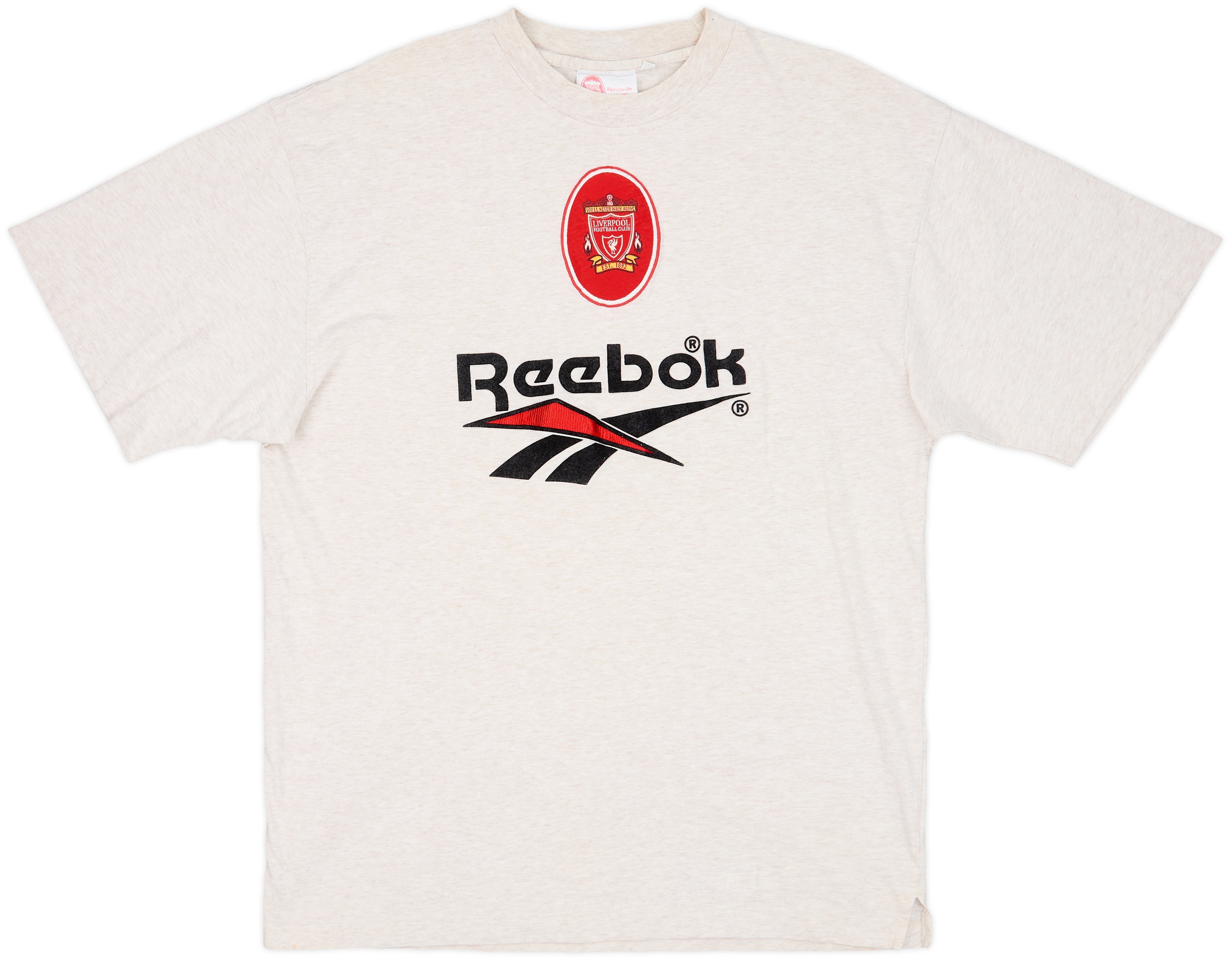 1997-98 Liverpool Reebok Cotton Tee - 8/10 - (XL)