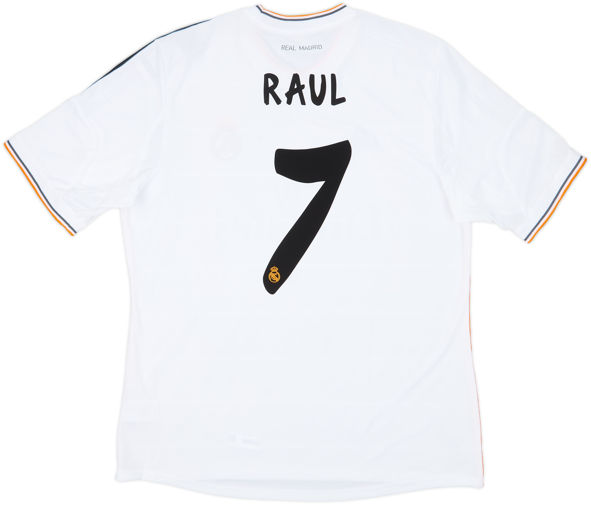 2013-14 Real Madrid Home Shirt Raul #7 (XL)