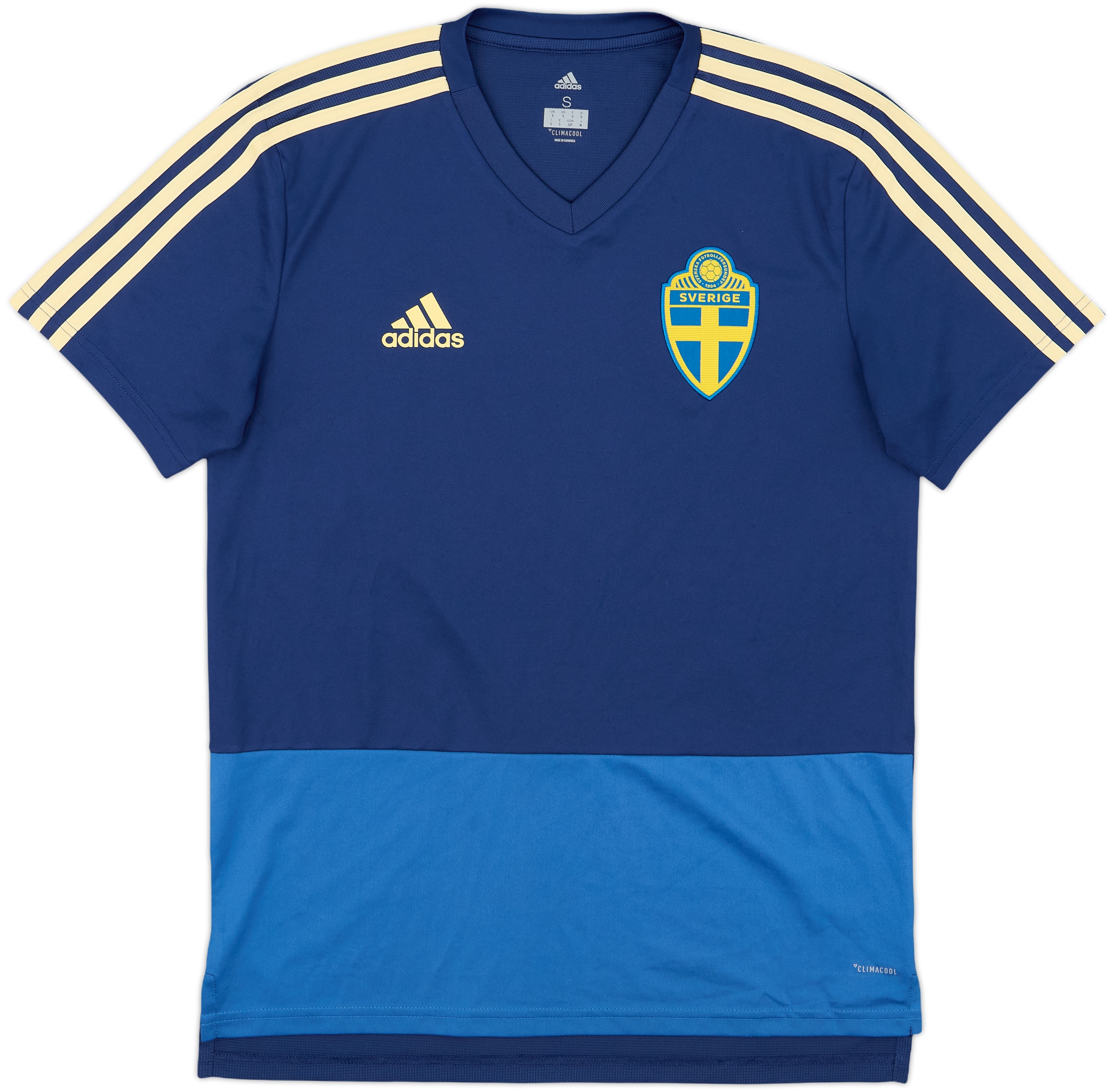 2017-18 Sweden adidas Training Shirt - 10/10 - (S)