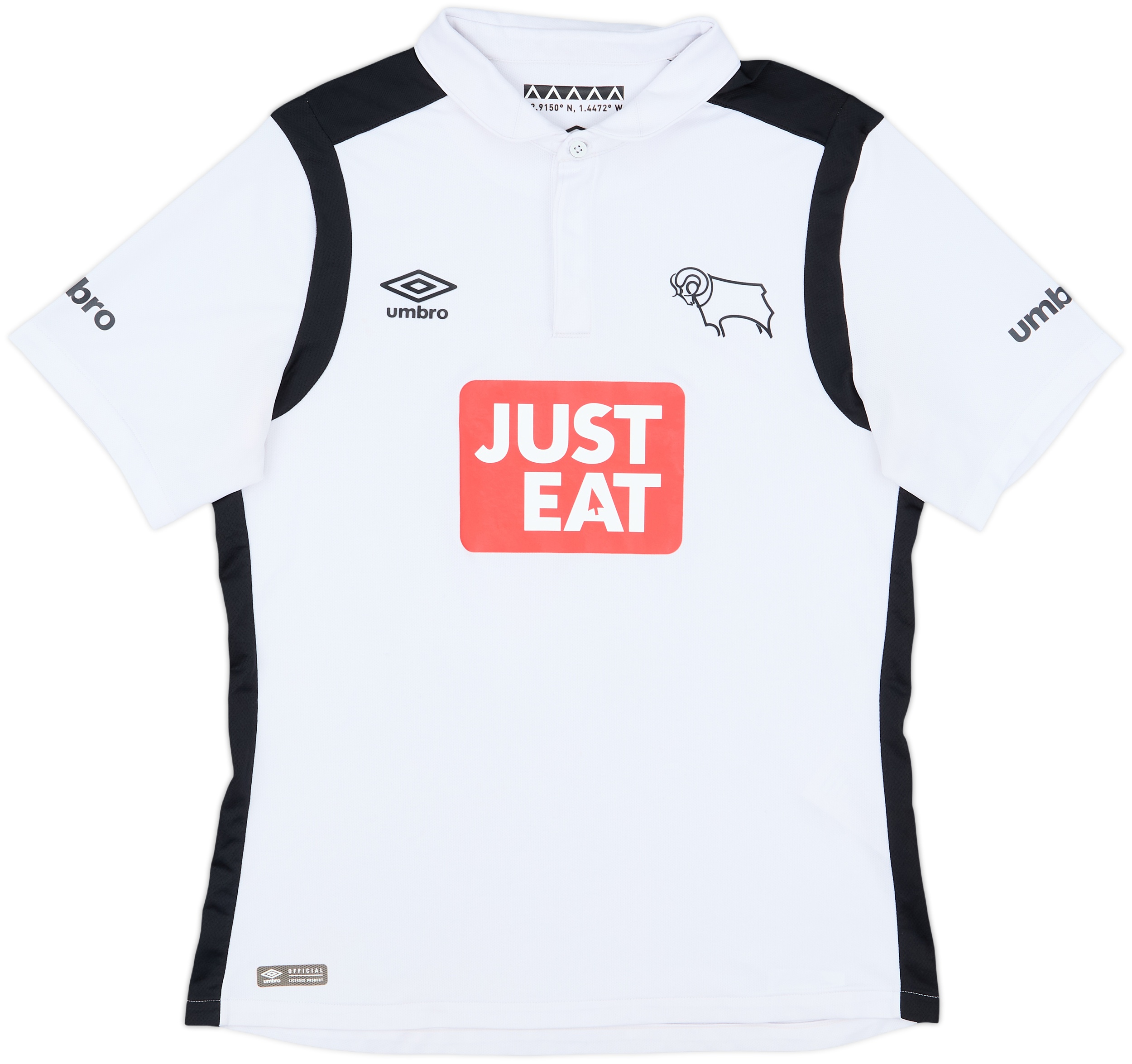 2016-17 Derby County Home Shirt - 8/10 - (M)