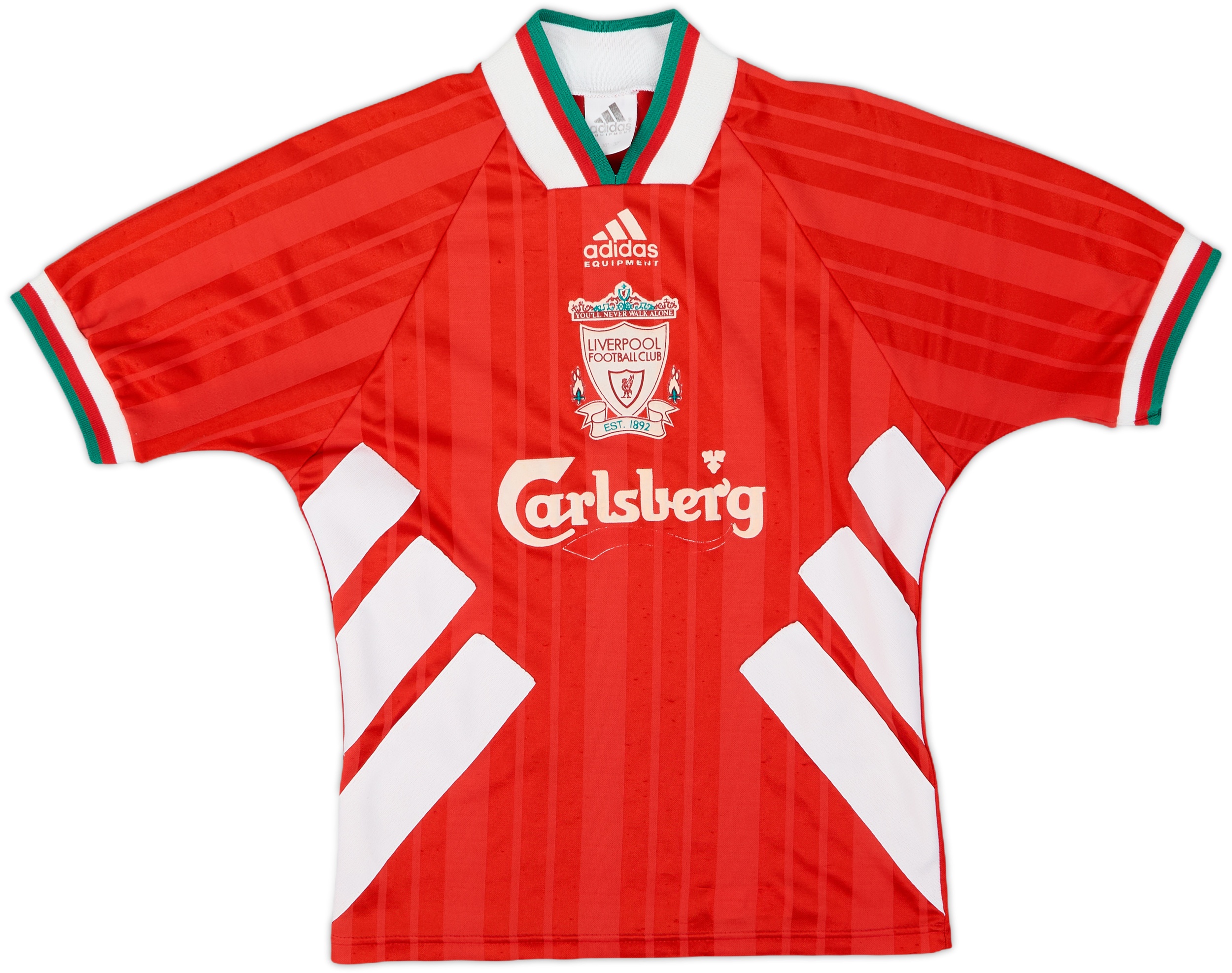 1993-95 Liverpool Home Shirt - 5/10 - (L.Boys)