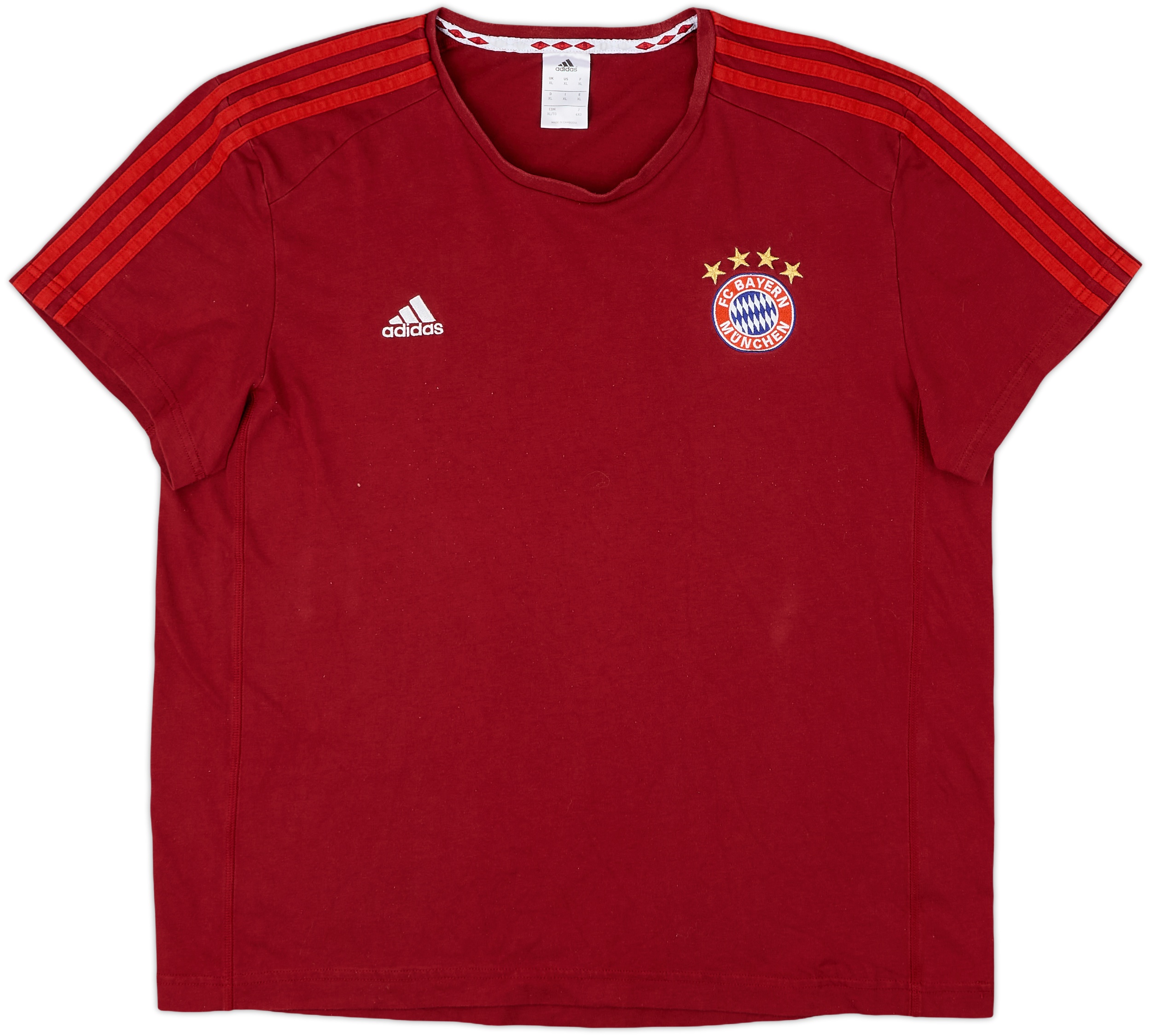 2017-18 Bayern Munich adidas Cotton Tee - 5/10 - (XL)