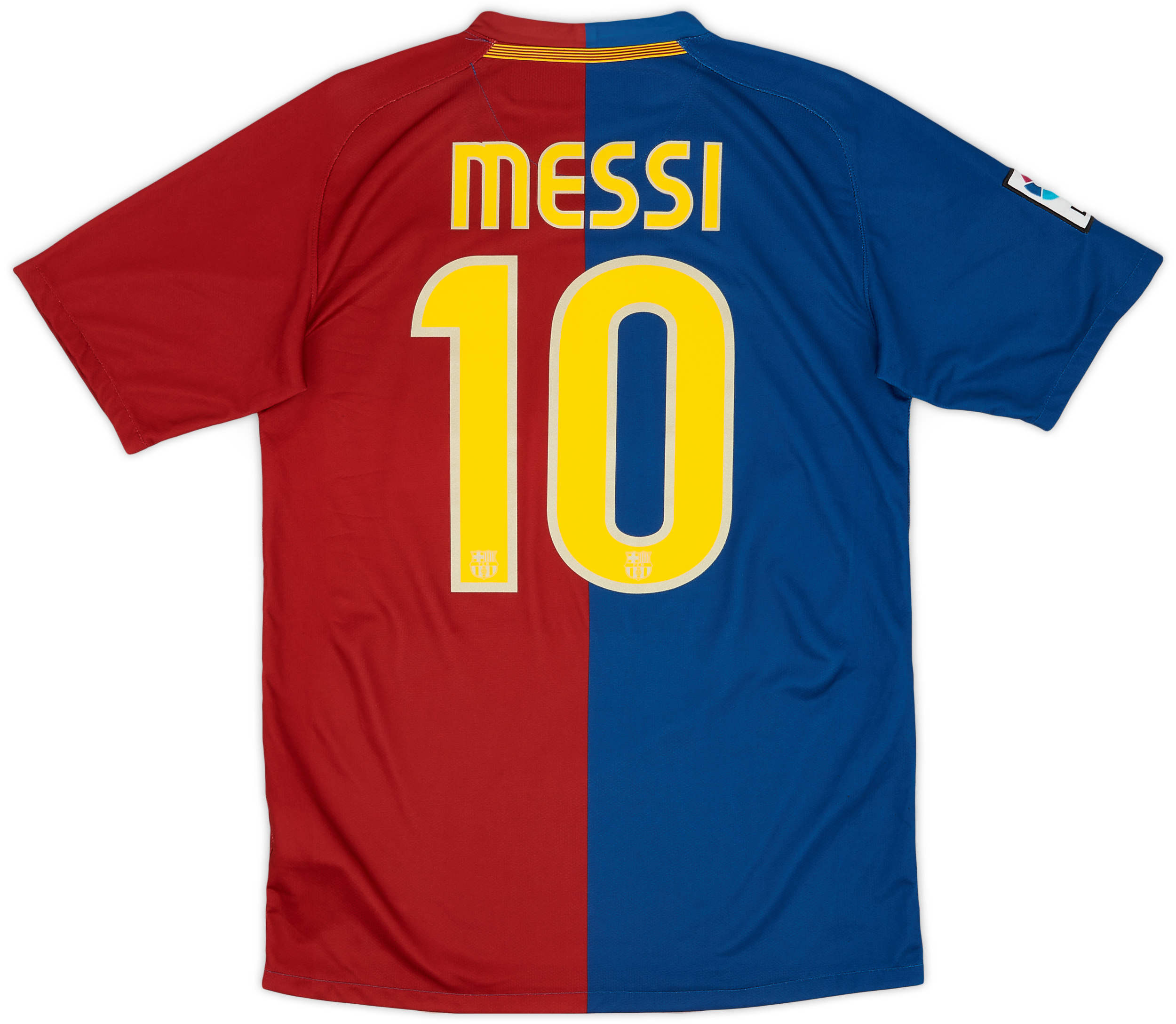 2008-09 Barcelona Home Shirt Messi #10 - 9/10 - (S)