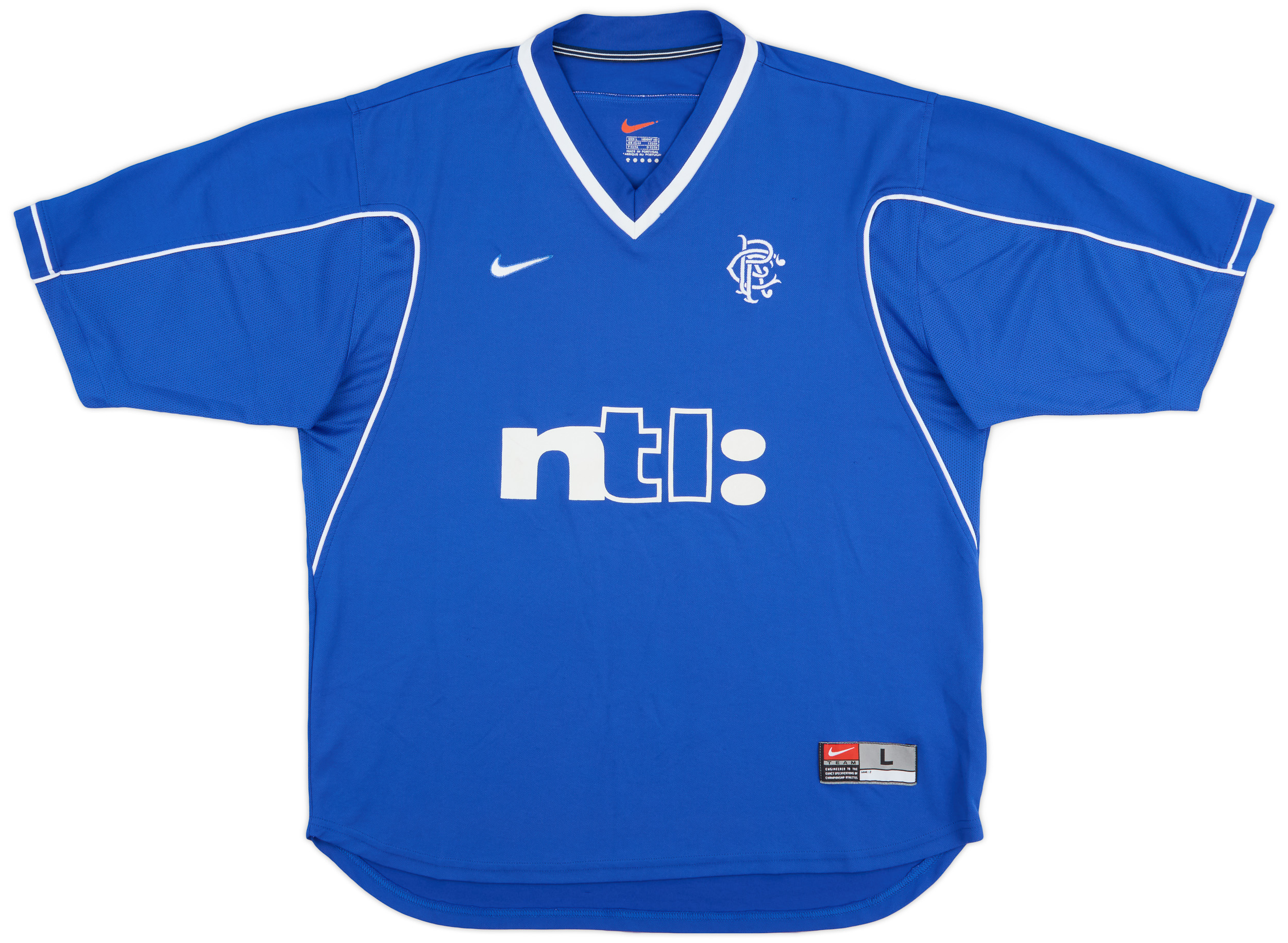 1999-01 Rangers Home Shirt - 8/10 - (L)