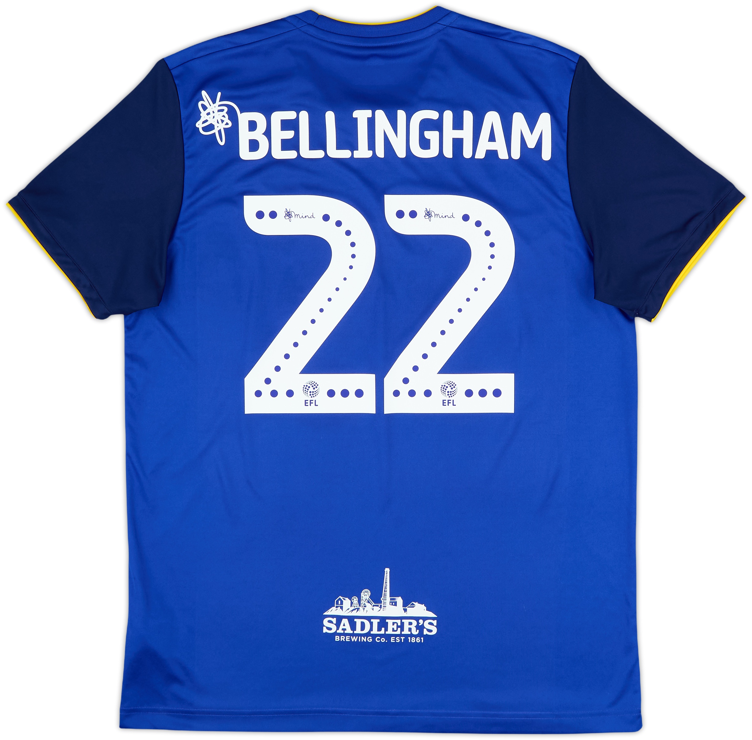 2019-20 Birmingham Home Shirt Bellingham #22 - 9/10 - (L)
