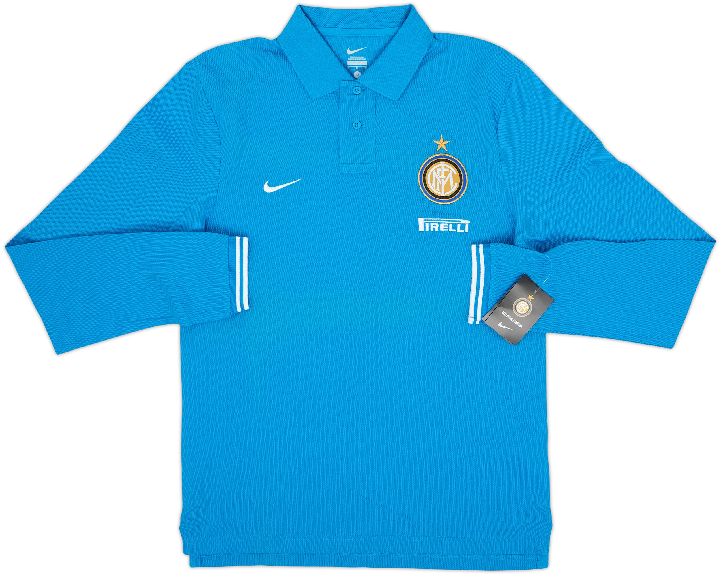 2011-12 Inter Milan Nike Polo L/S Shirt (M)