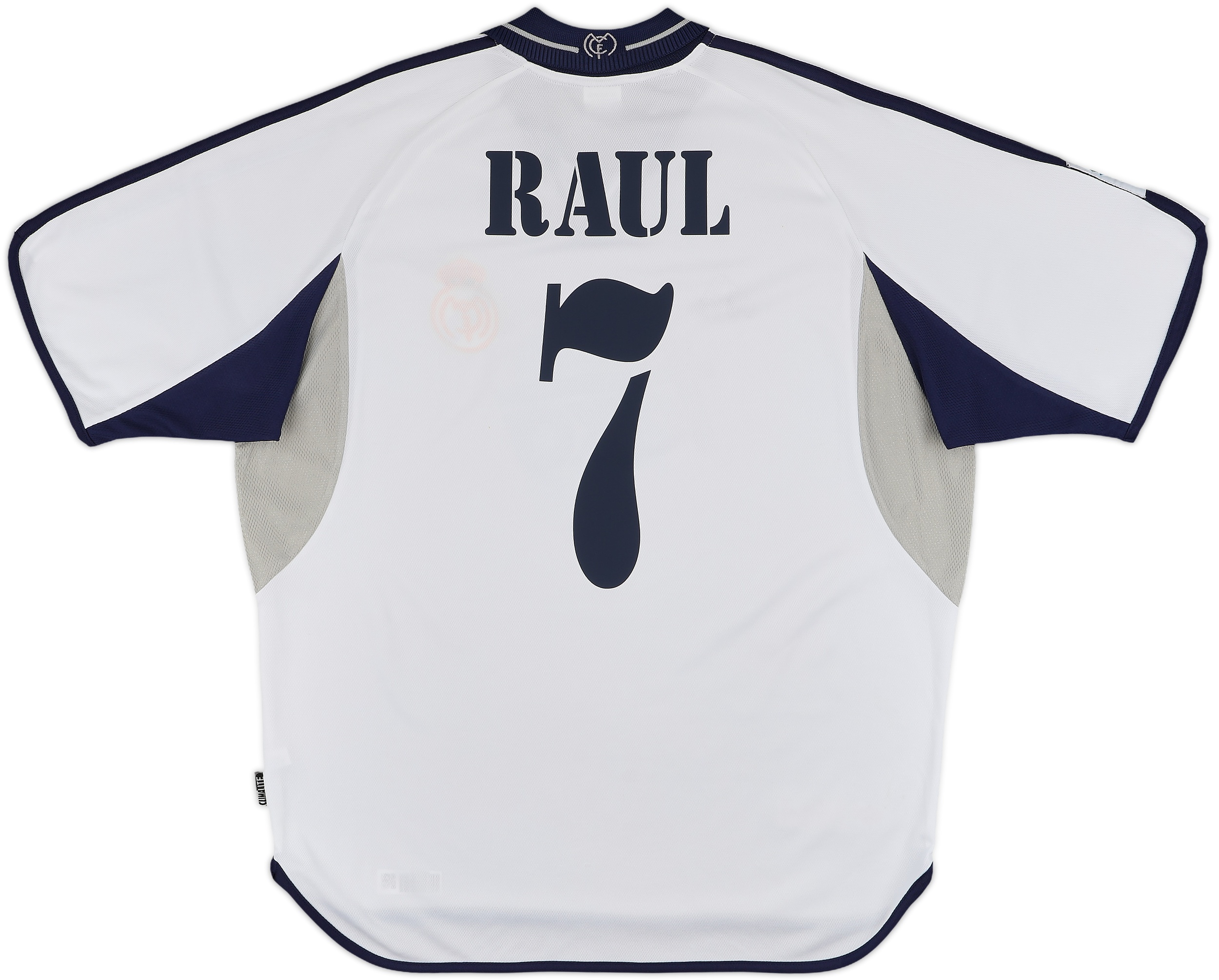 2000-01 Real Madrid Home Shirt Raul #7 - 8/10 - (L)