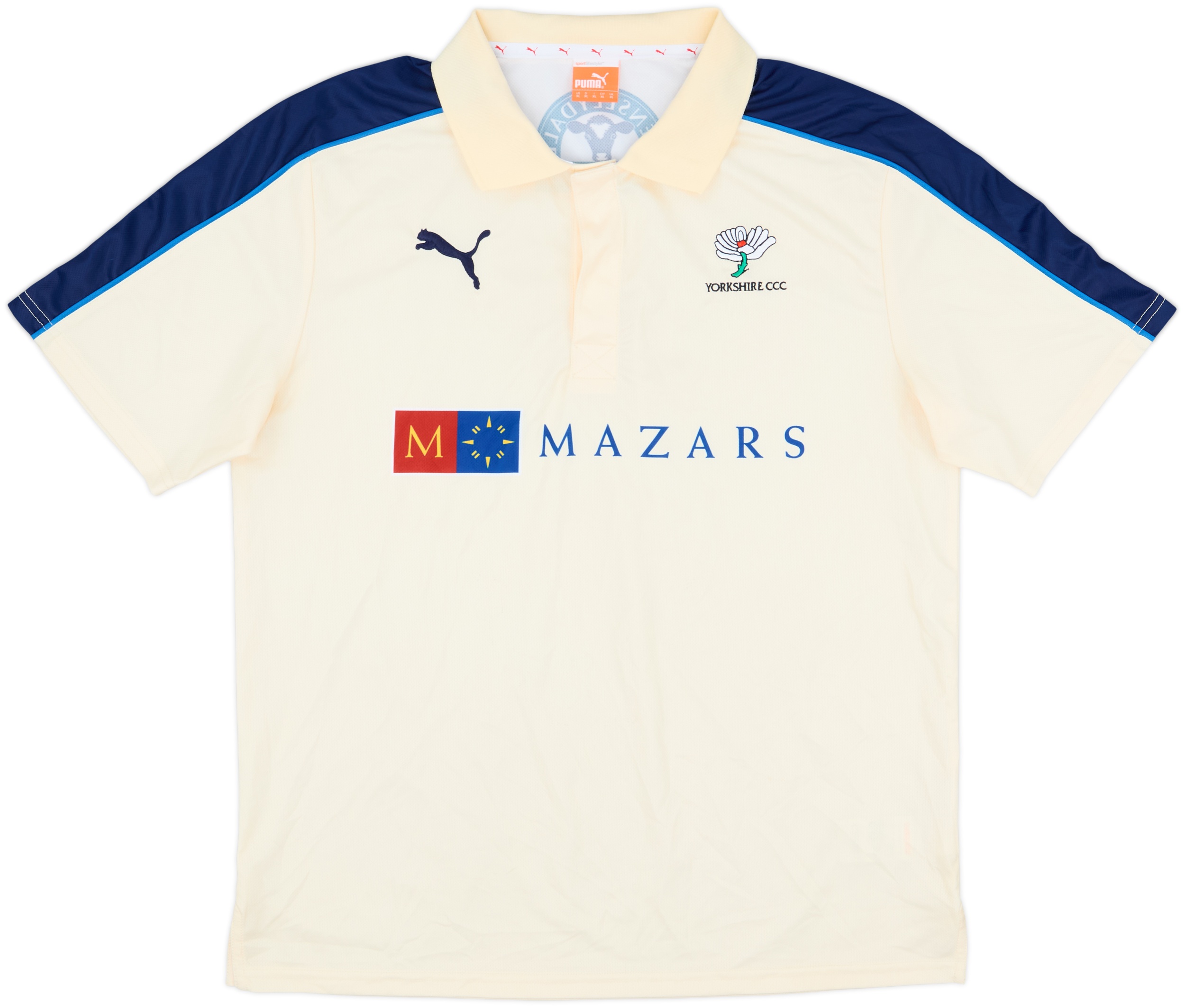 2010s Yorkshire Cricket Puma Polo Shirt - 8/10 - (XL)