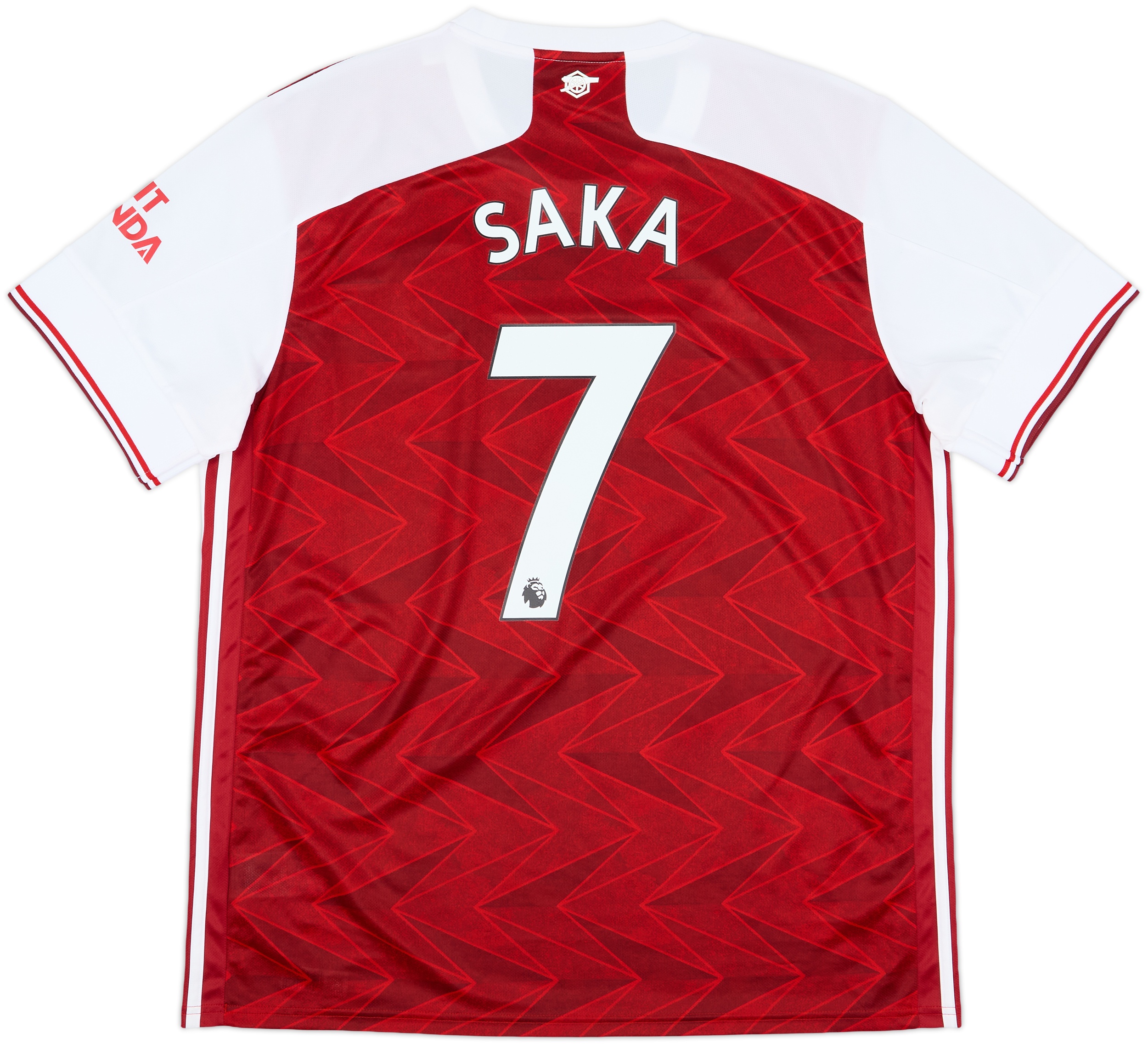 2020-21 Arsenal Home Shirt Saka #7 - 10/10 - (XL)