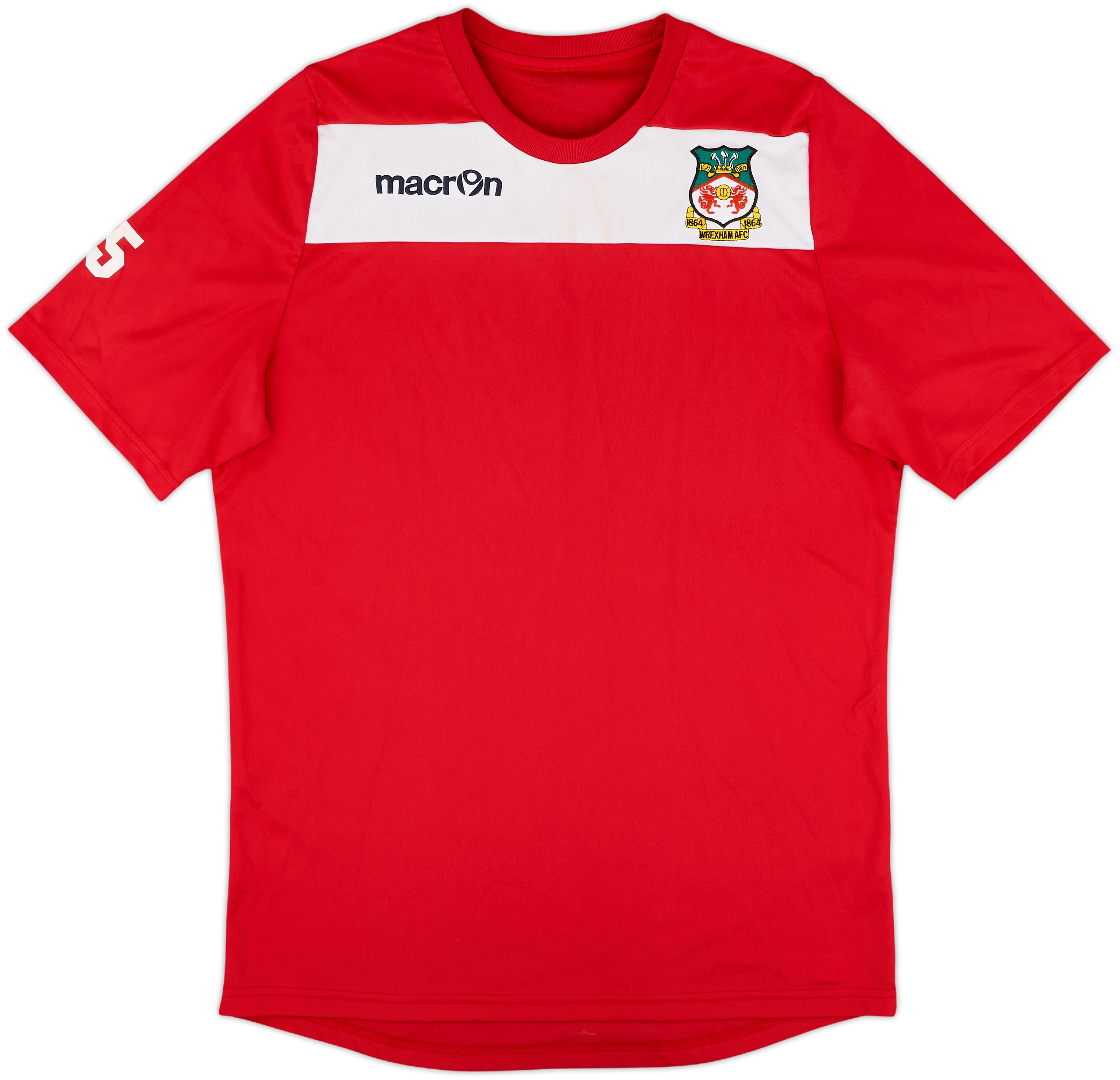 2016-17 Wrexham Player Issue Macron Training Shirt #15 - 7/10 - (L)