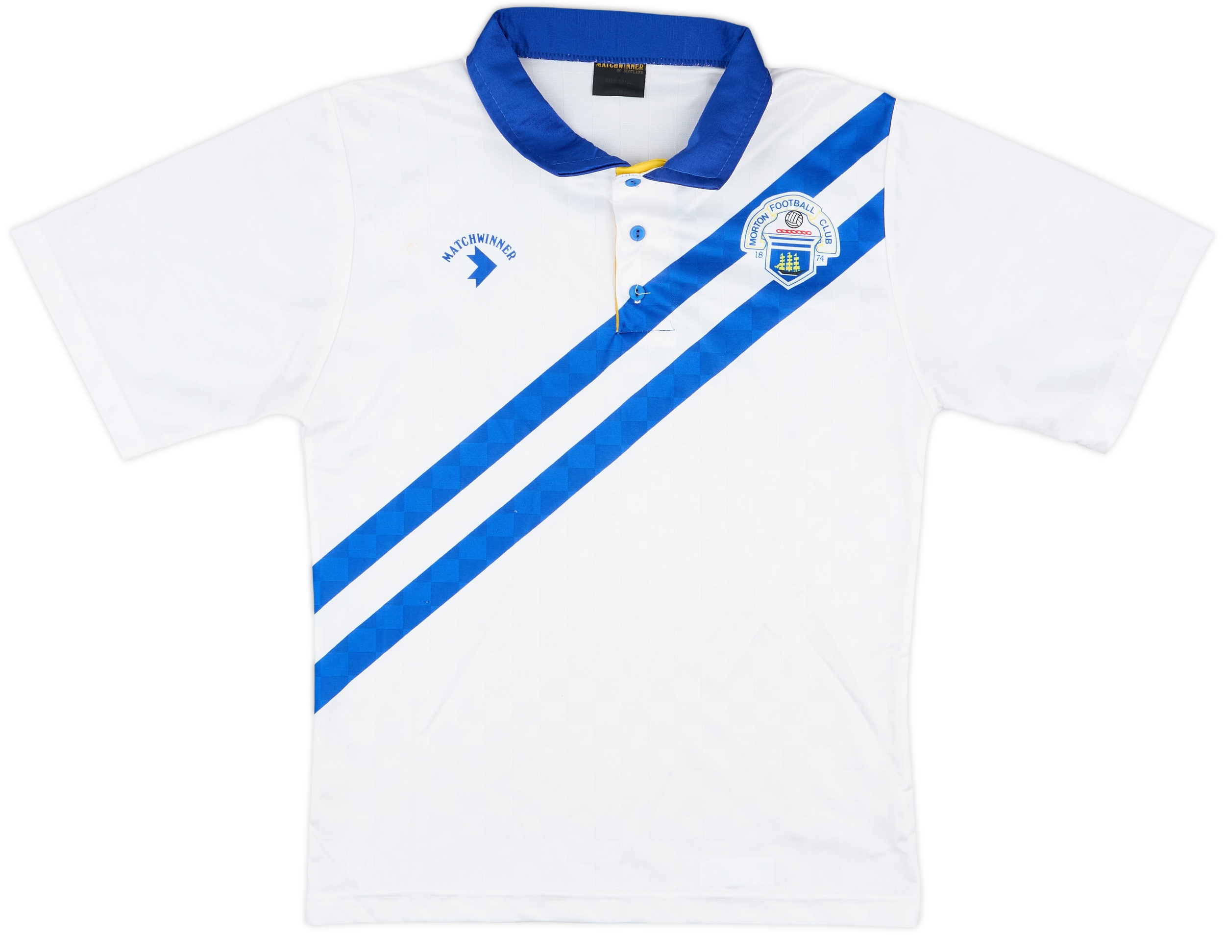 1989-91 Greenock Morton Home Shirt - 8/10 - (S)