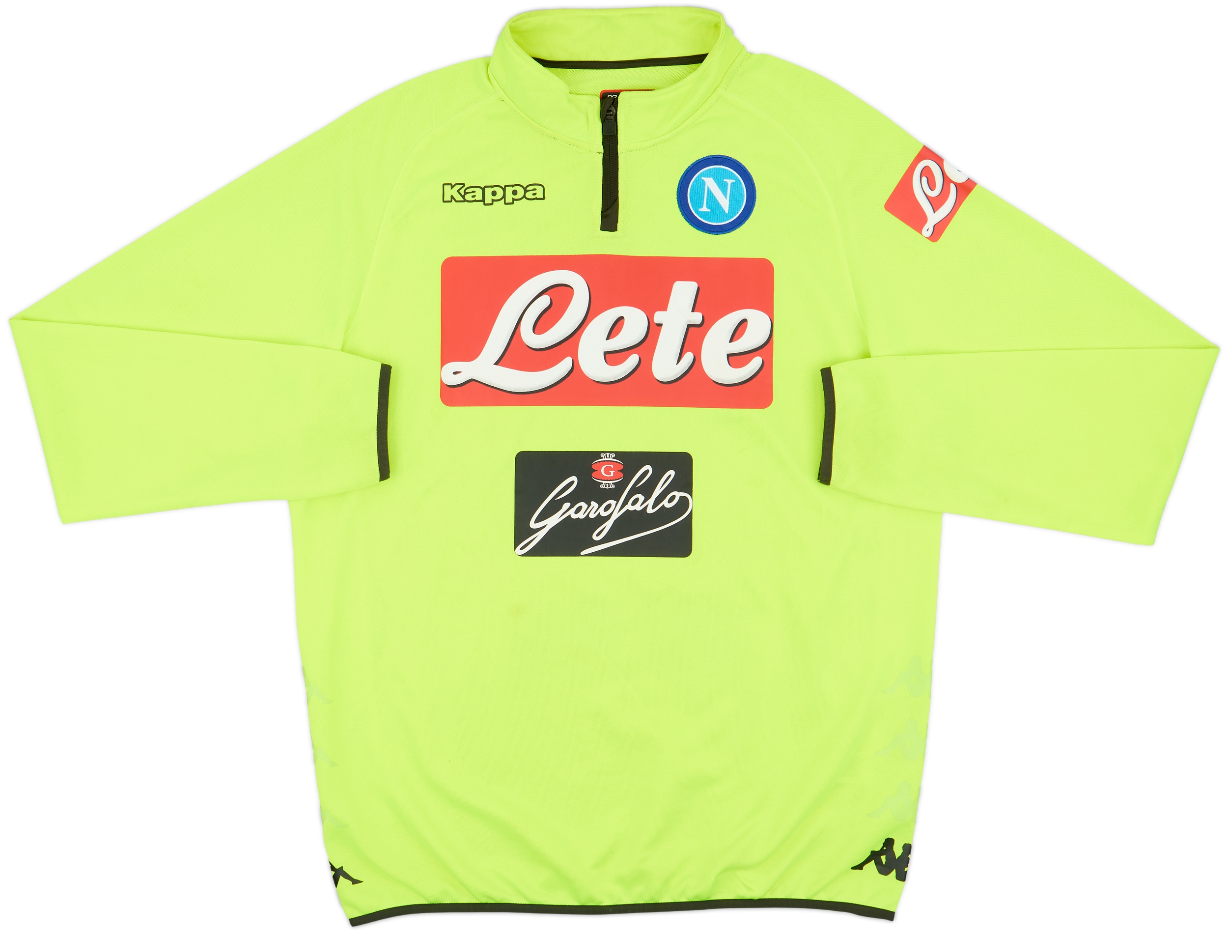 2016-17 Napoli Kappa 1/4 Zip Drill Top - 6/10 - (XXL)