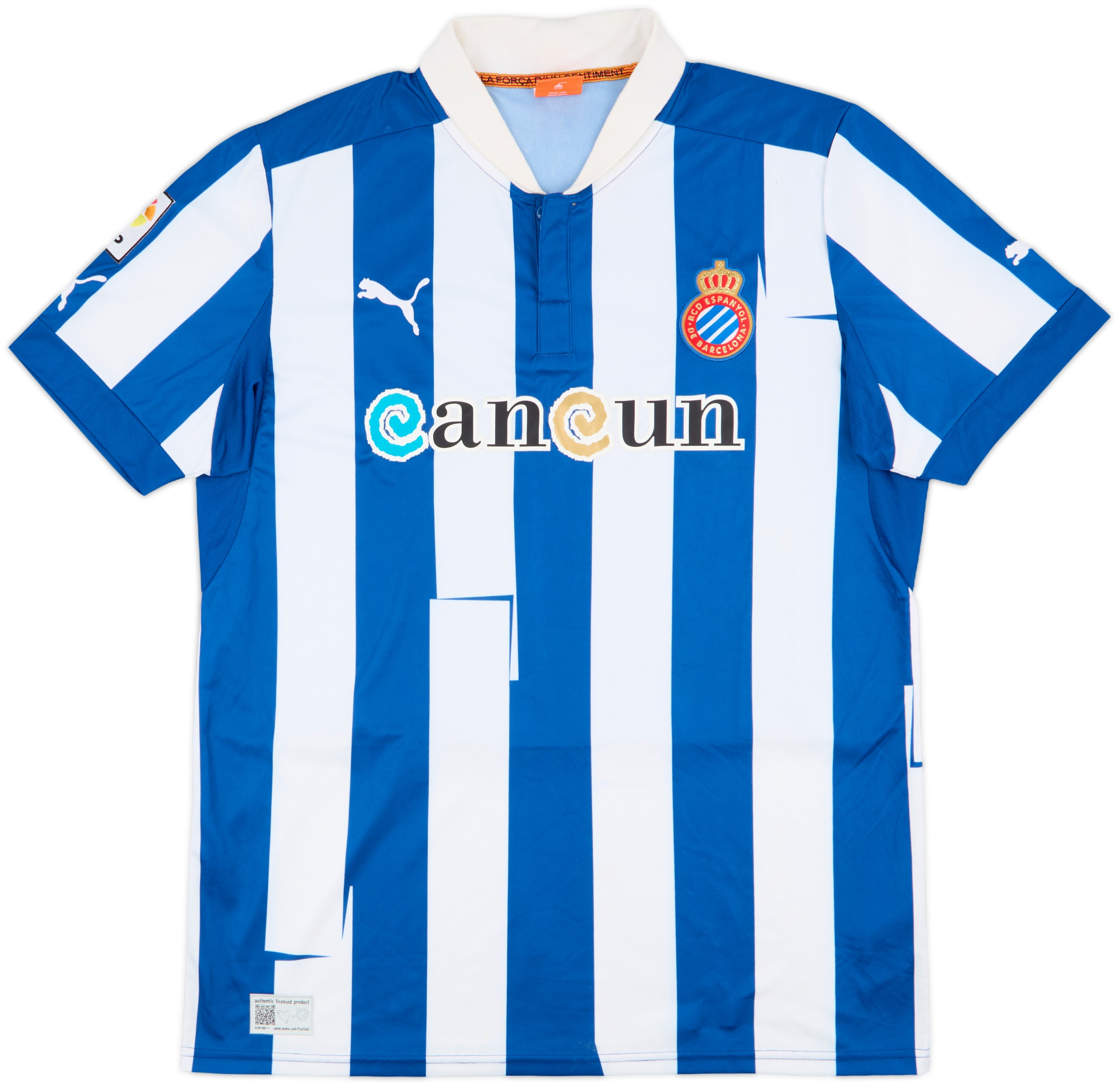 2012-13 Espanyol Home Shirt - 7/10 - (XL)