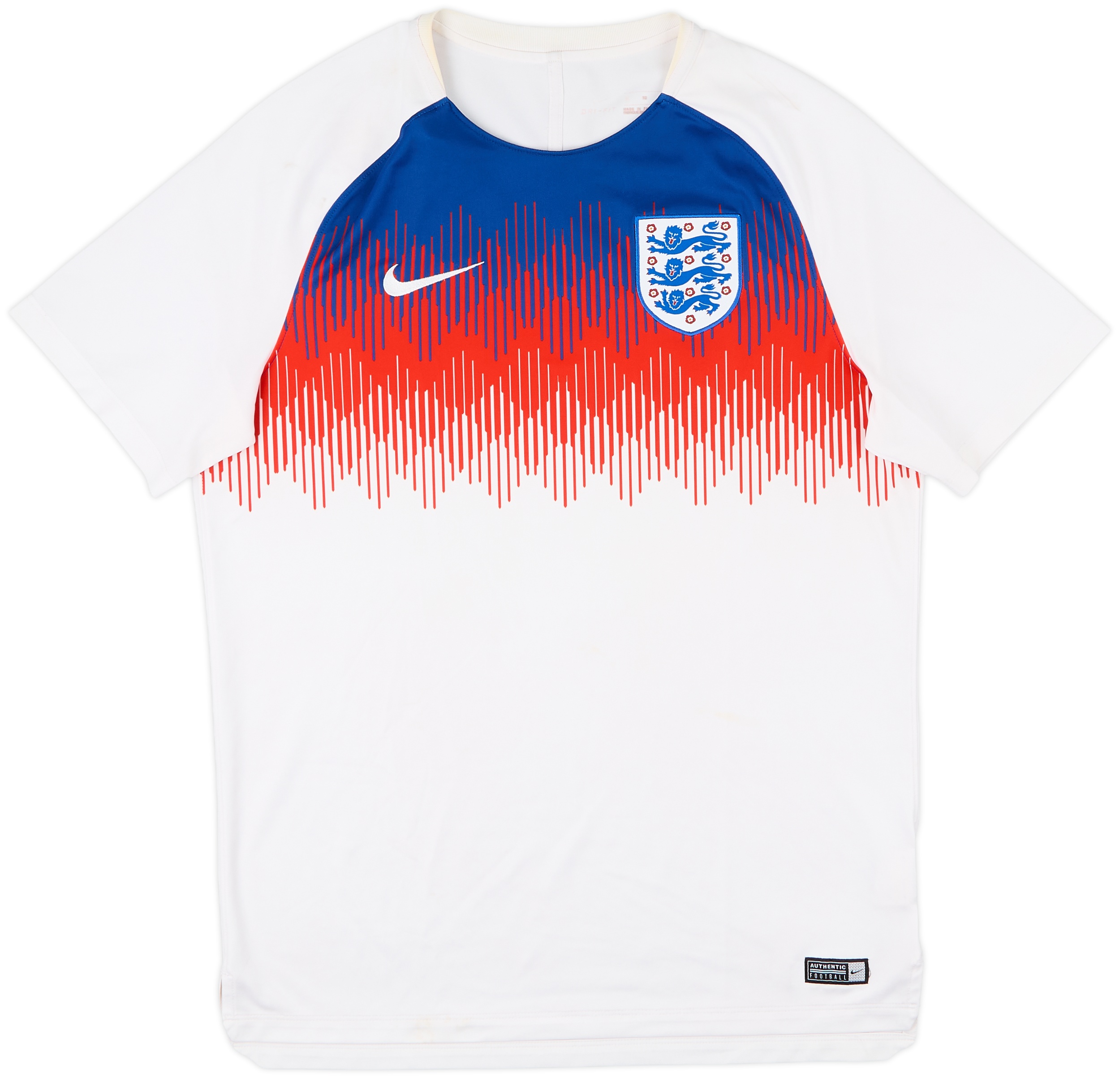 2018-20 England Nike Pre-Match Training Shirt - 7/10 - (XL)