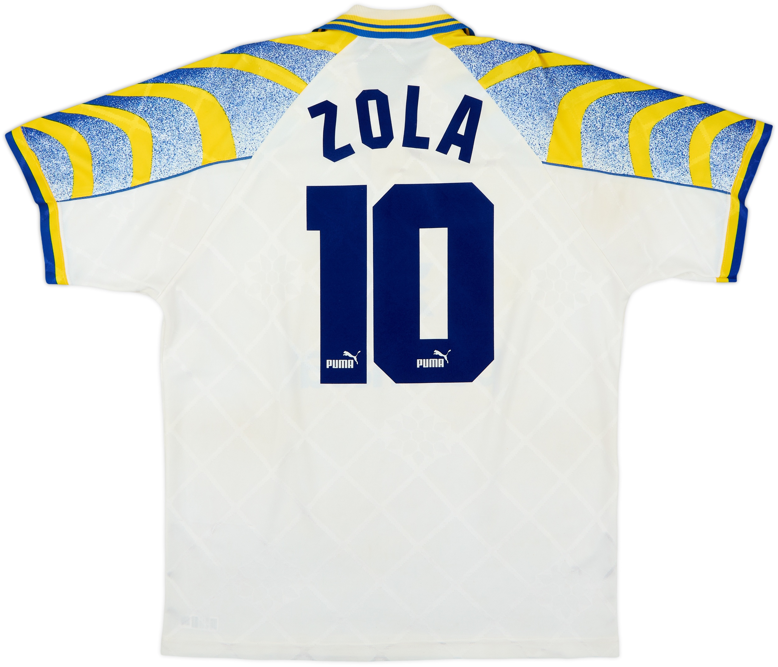1995-97 Parma Home Shirt Zola #10 - 6/10 - (L)