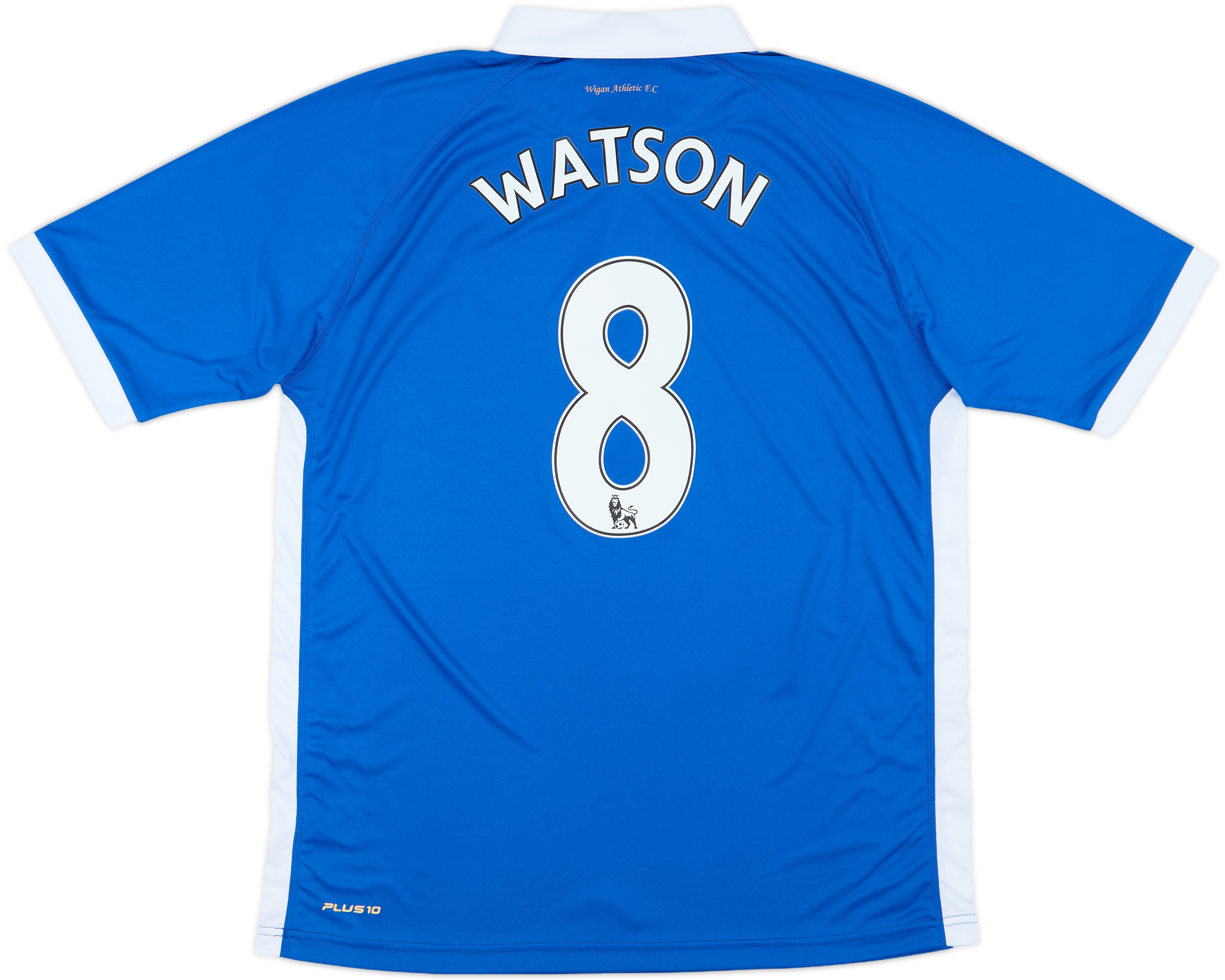 2011-12 Wigan Home Shirt Watson #8 (XL)