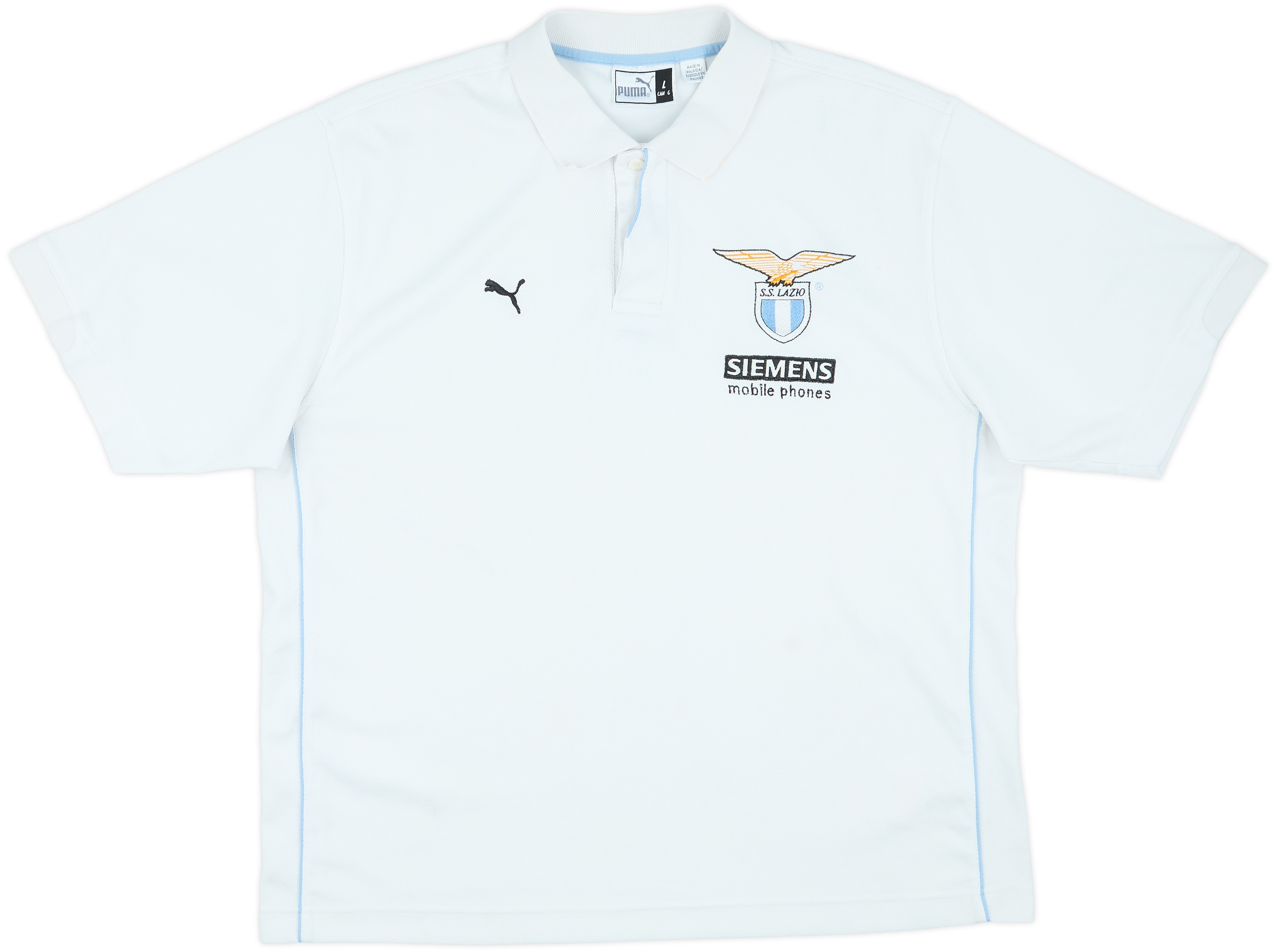 2001-02 Lazio Puma Polo Shirt - 7/10 - (L)