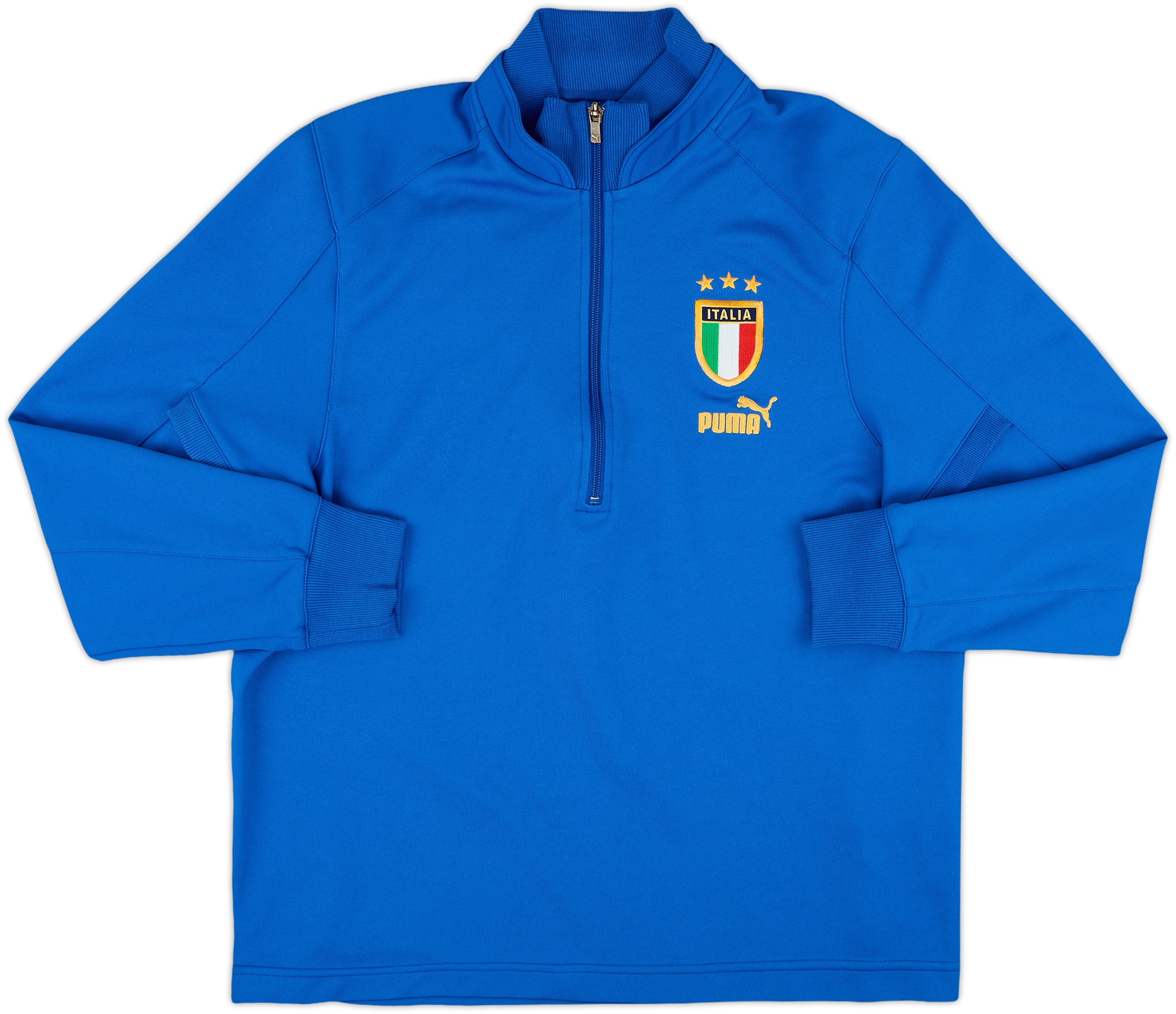 2004-05 Italy Puma 1/2 Zip Sweat Top - 10/10 - (L)